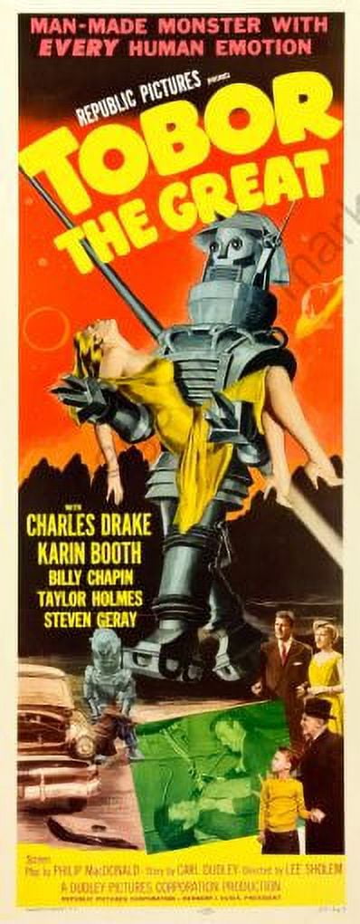 Tobor The Great Movie Poster Insert 14inx36in 36cmx92cm Multi-Color ...