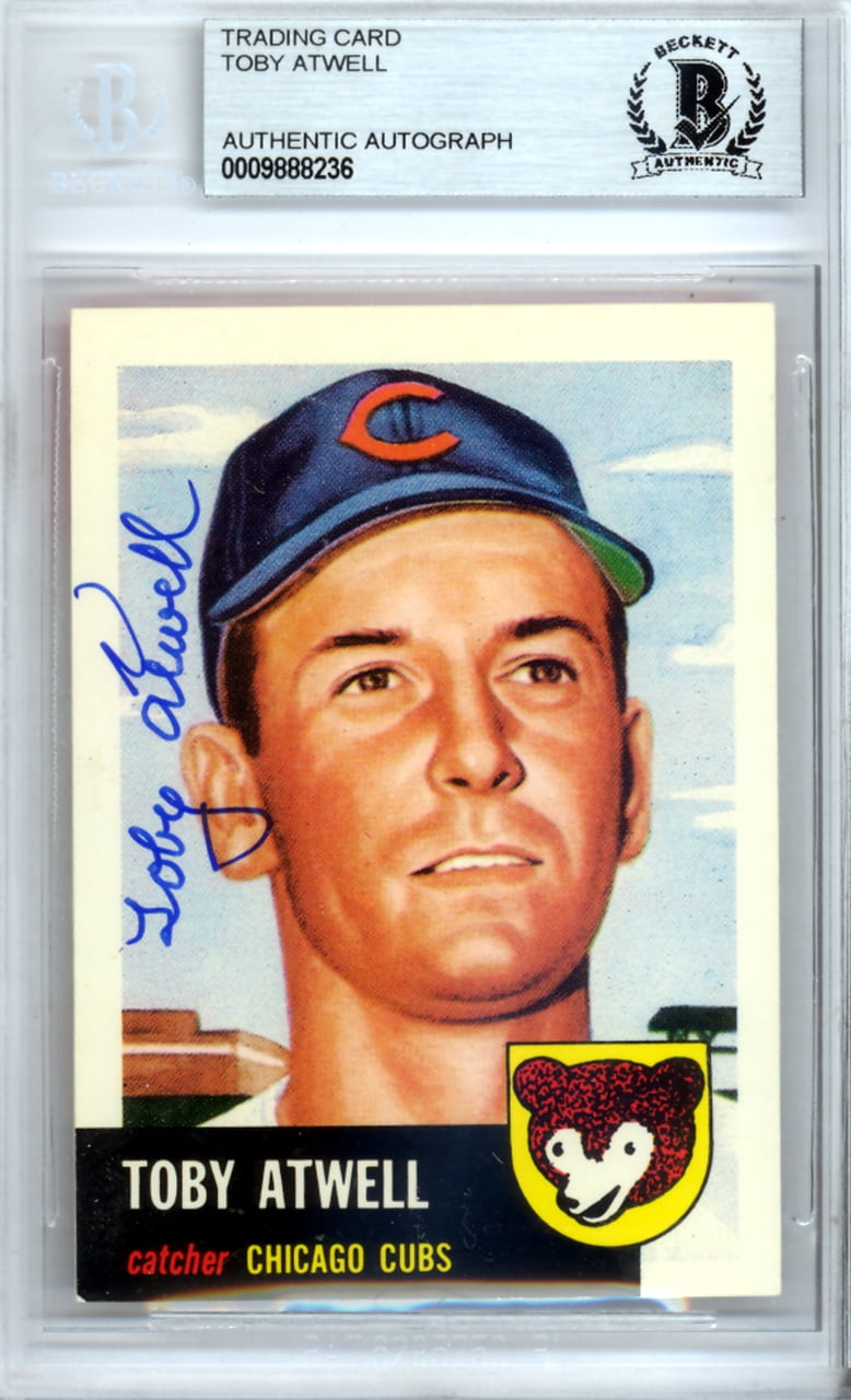 Toby Atwell Autographed 1953 Topps Archives Card #23 Chicago Cubs ...