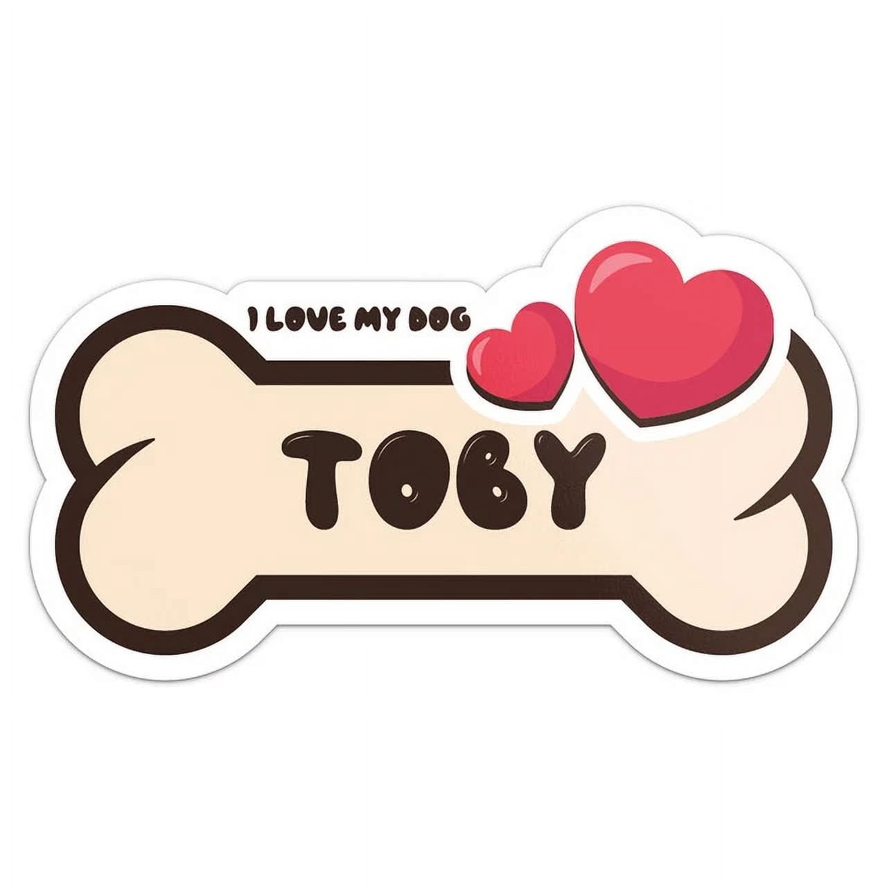 Toby Dog Sticker Phone Decal Water Bottle Stickers Car Decals, Laptop ...