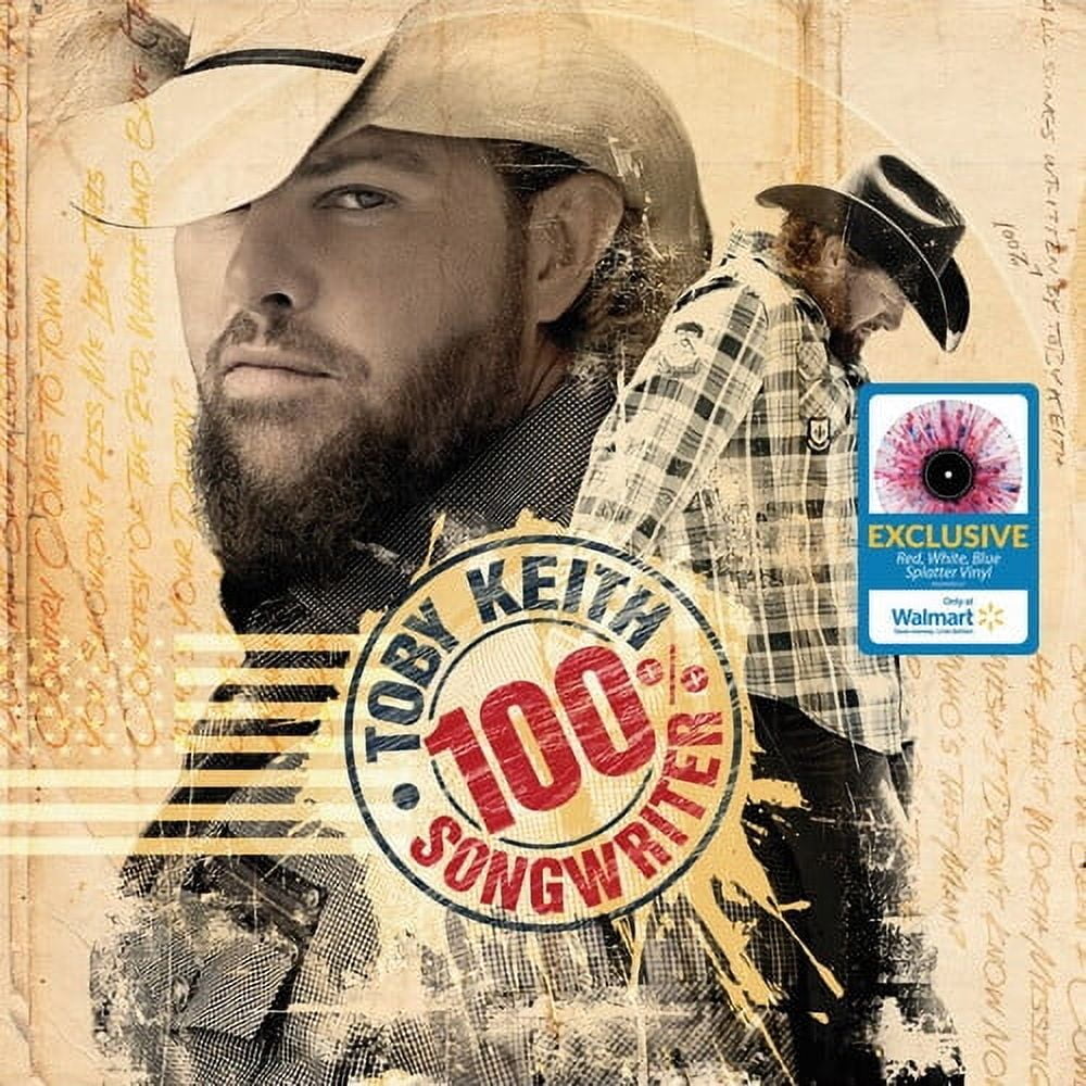 Walmart Exclusive: Toby Keith - 100% Songwriter Country LP Vinyl Album ...