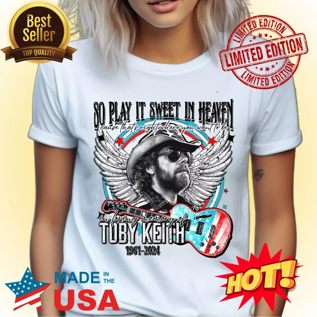 Toby Keith 1961 2024 Country Music T-Shirt - Walmart.com