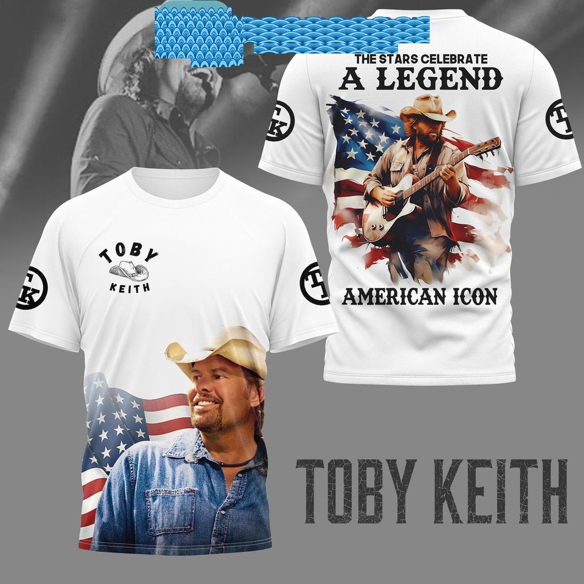 Toby Keith American Icon The Stars Celebrate A Legend 2024 Hoodie T ...