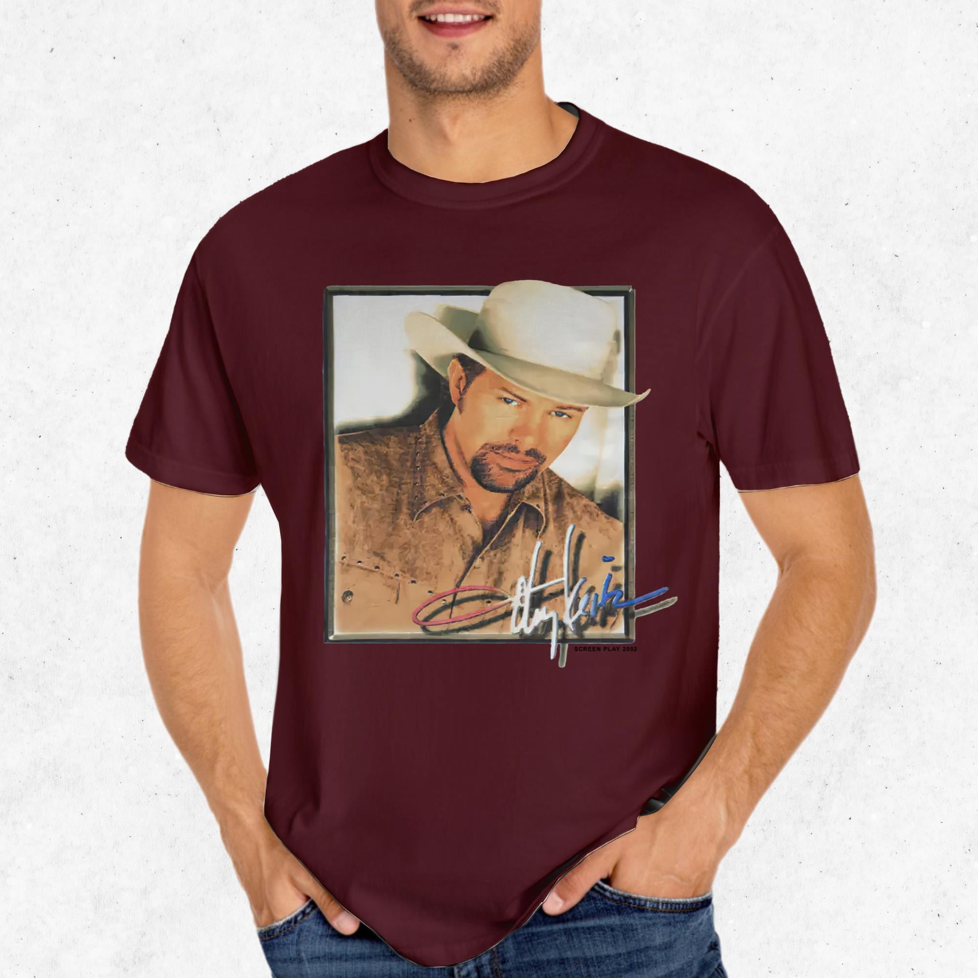 Toby Keith Classic Country Music T-Shirt - Signature Cowboy Hat Graphic ...