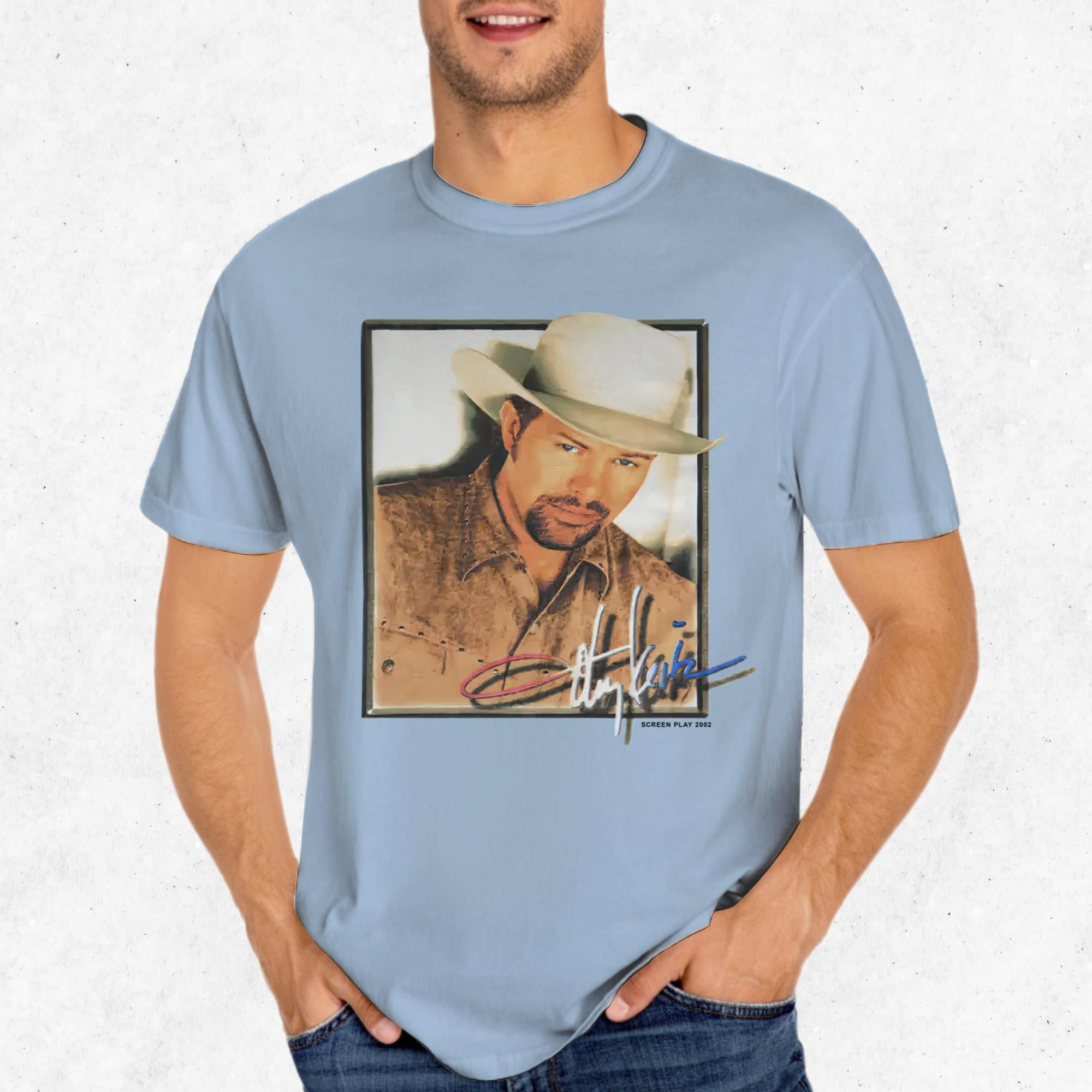 Toby Keith Classic Country Music T-Shirt - Signature Cowboy Hat Graphic ...