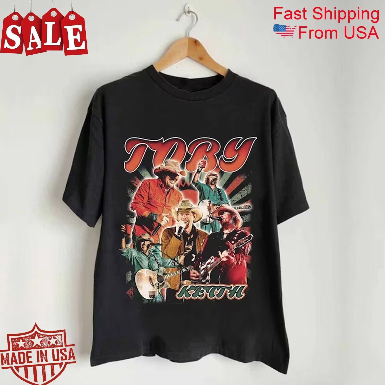 Toby Keith Cotton Gift For Fans Unisex All Size Shirt - Walmart.com
