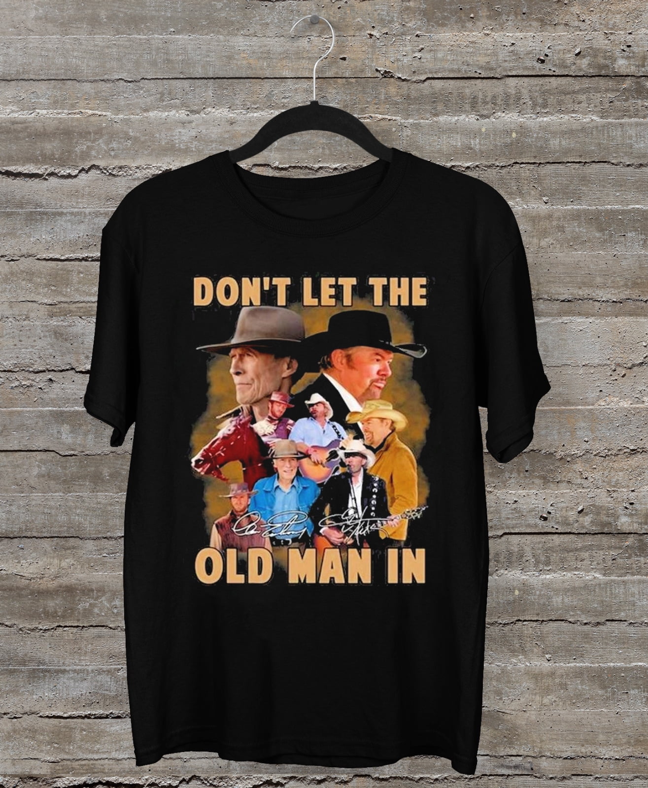 Toby Keith Don't Let The Old Man In Signatures T-Shirt Gift For Fans ...