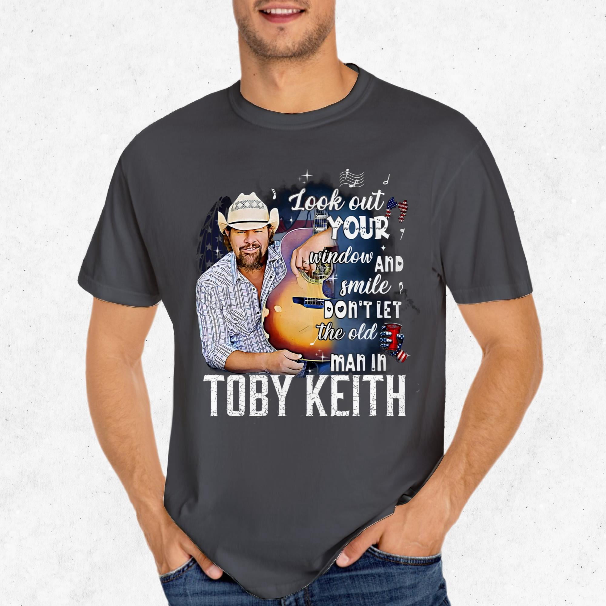 Toby Keith Look Out Your Window and Smile Country Music T-Shirt Unisex ...