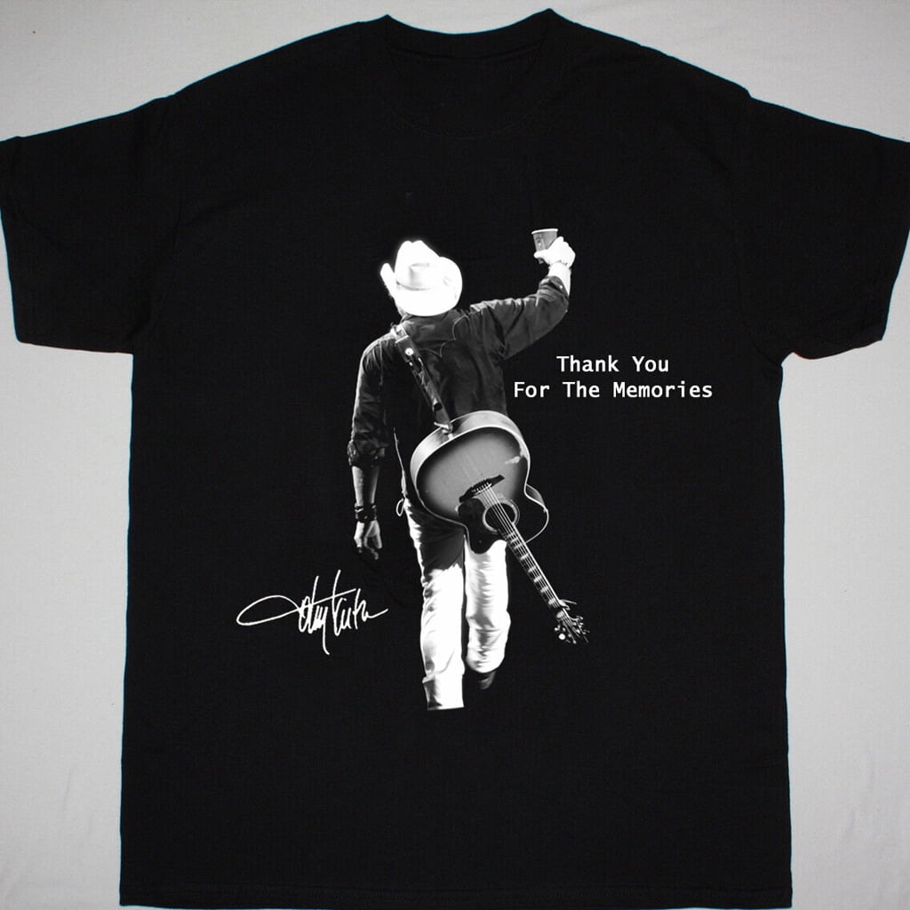 Toby Keith NEW Thank You For The Memories T-Shirt black Unisex S-5Xl ...
