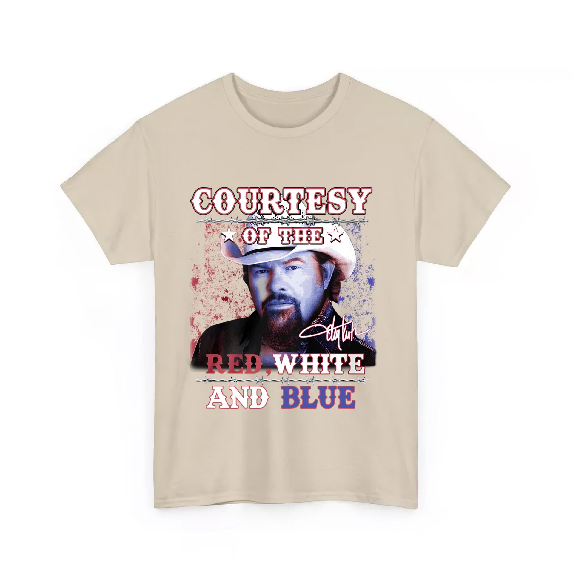 Toby Keith Signature Courtesy Of Red White And Blue Shirt Full Sizes ...