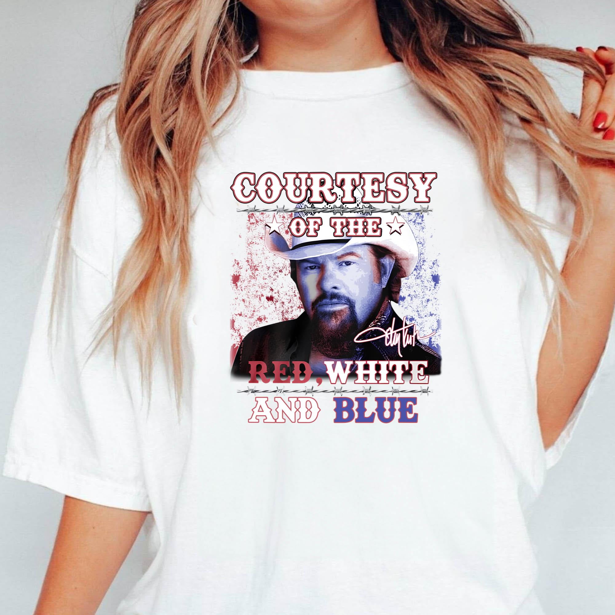 Toby Keith Signature Courtesy Of Red White And Blue The Fan Unisex T ...
