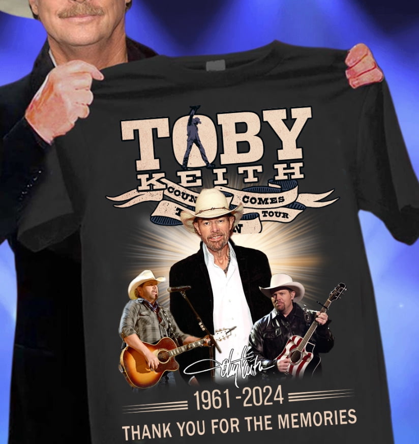 Toby Keith Signature Shirt Thank You For The Memories S-5Xl - Walmart.com