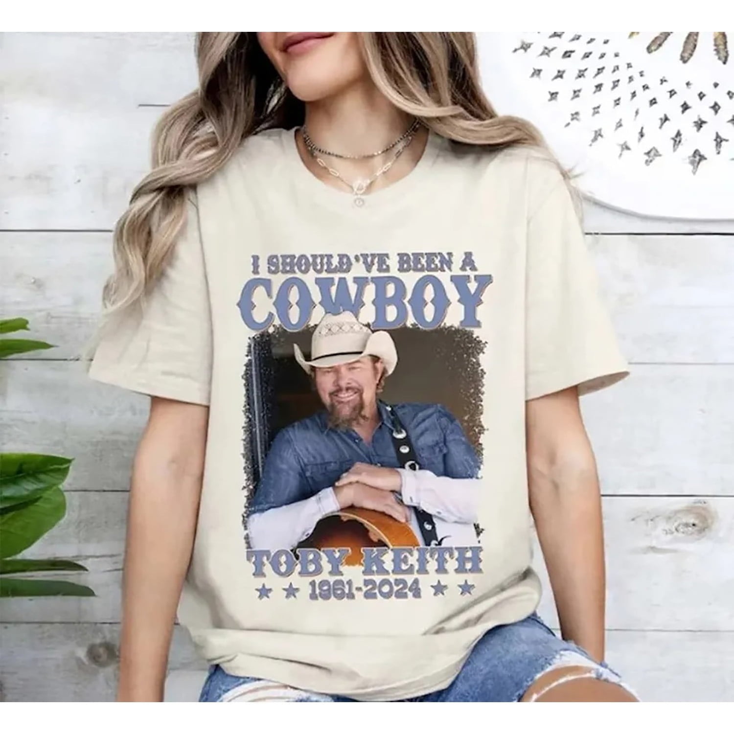 Toby Keith T-shirt, Vintage Toby Keith 90S Shirt White Unisex - Walmart.com