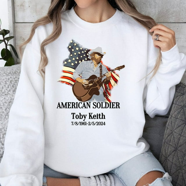 Toby Keith Tribute Unisex Shirt American Soldier Memorial Tee Toby