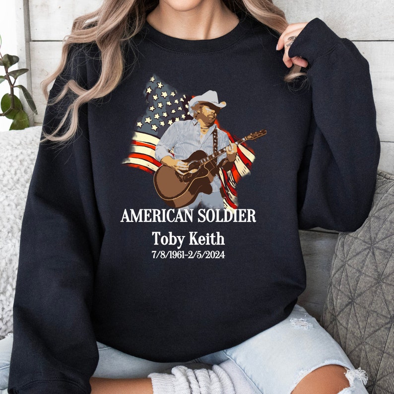 Toby Keith Tribute Unisex Shirt - "American Soldier" Memorial Tee, Toby ...