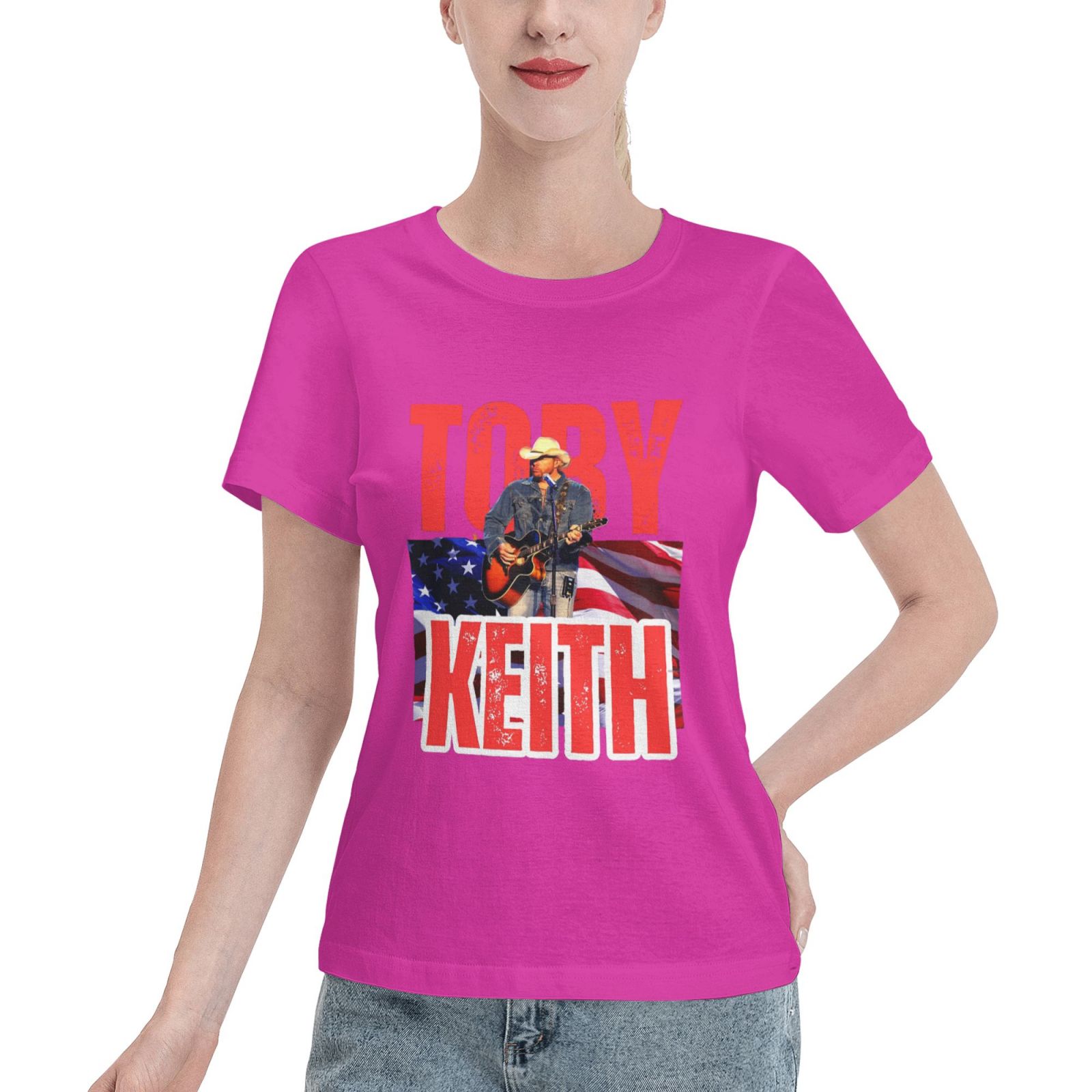 Toby Keith Women's Tribute Unisex Cotton T-Shirts - "American Soldier ...
