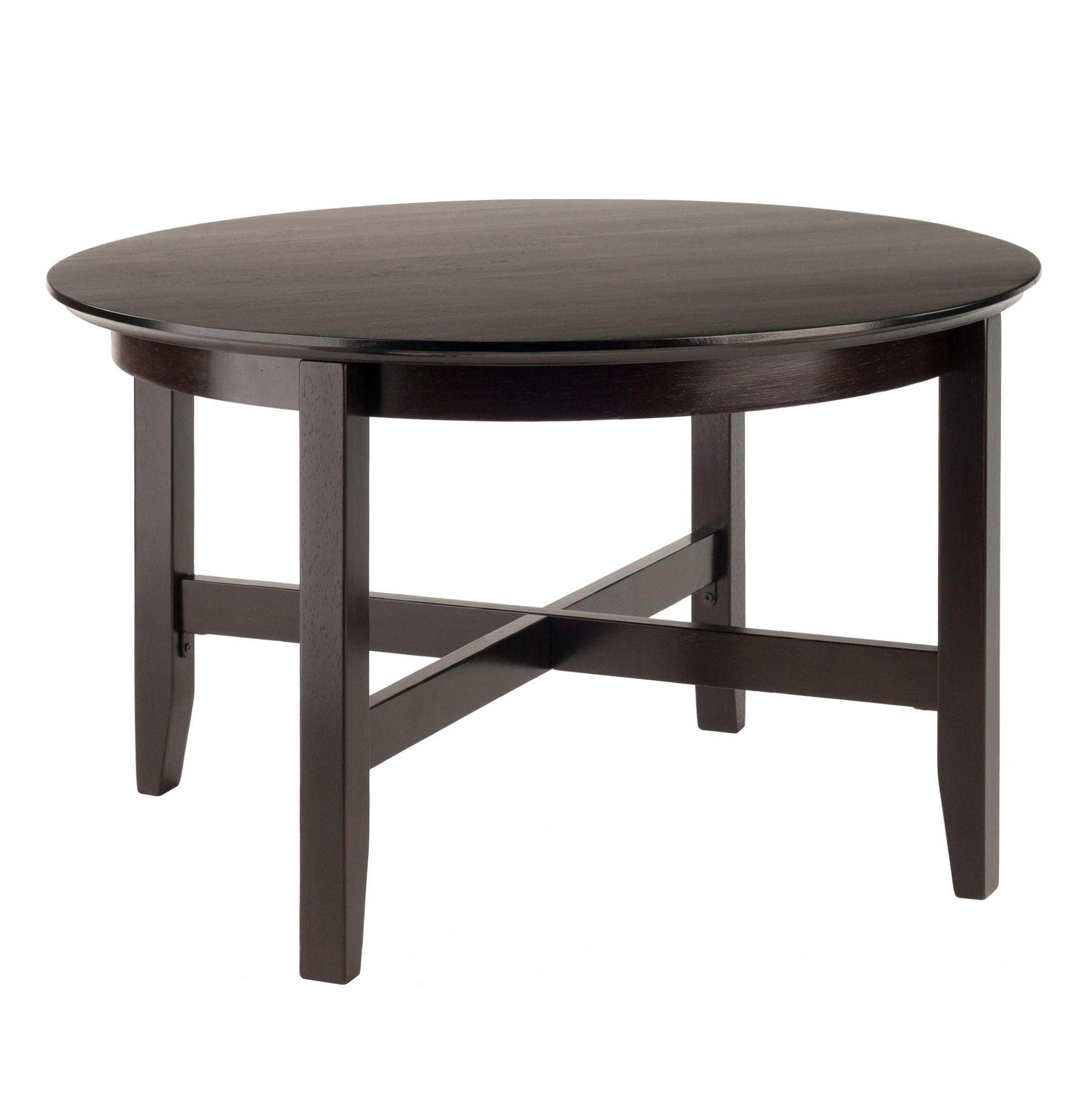 Toby Round Coffee Table; Espresso - Walmart.com