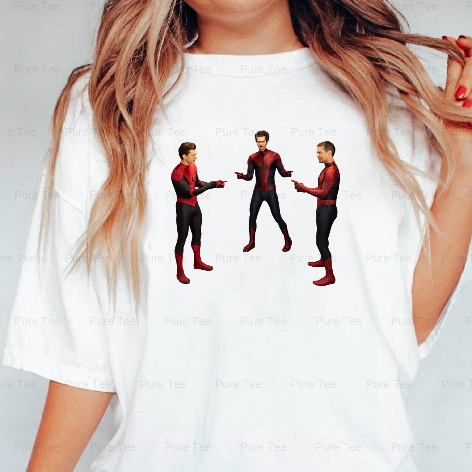 Toby, Tom, and Andrew An Iconic Meme Classic Spider-Men Fan Unisex T ...