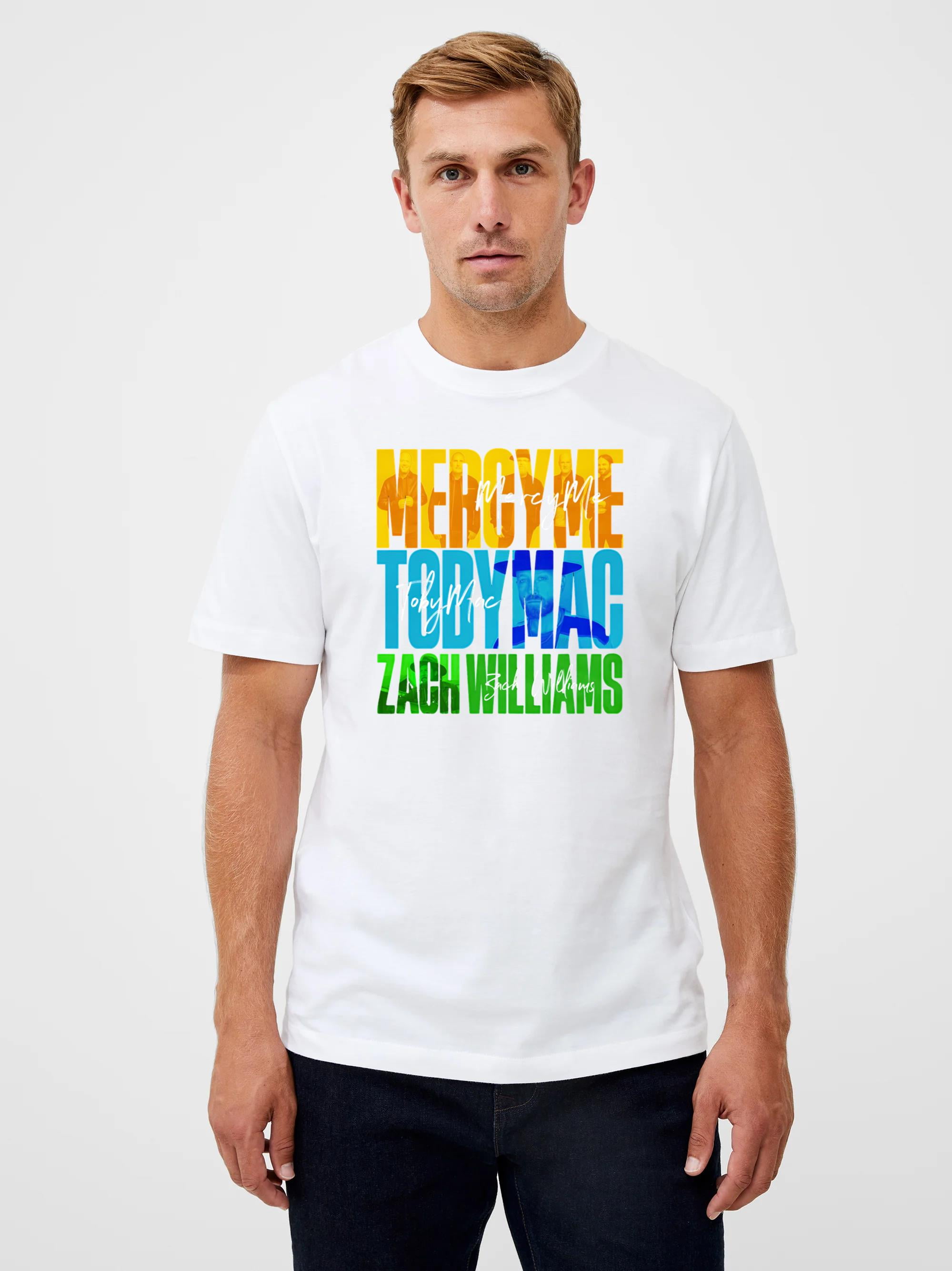 TobyMac MercyMe Zach Williams 2024 Tour Christian T-Shirt Fans, for men ...