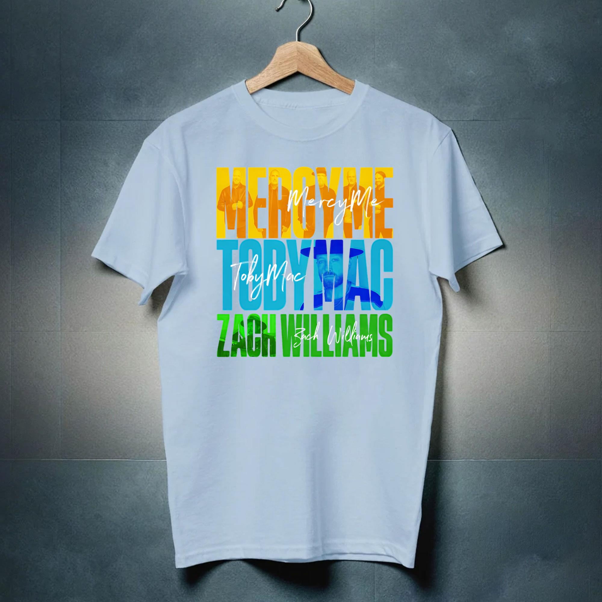 TobyMac MercyMe and Zach Williams 2024 Tour Shirt MercyMe TobyMac Zach ...
