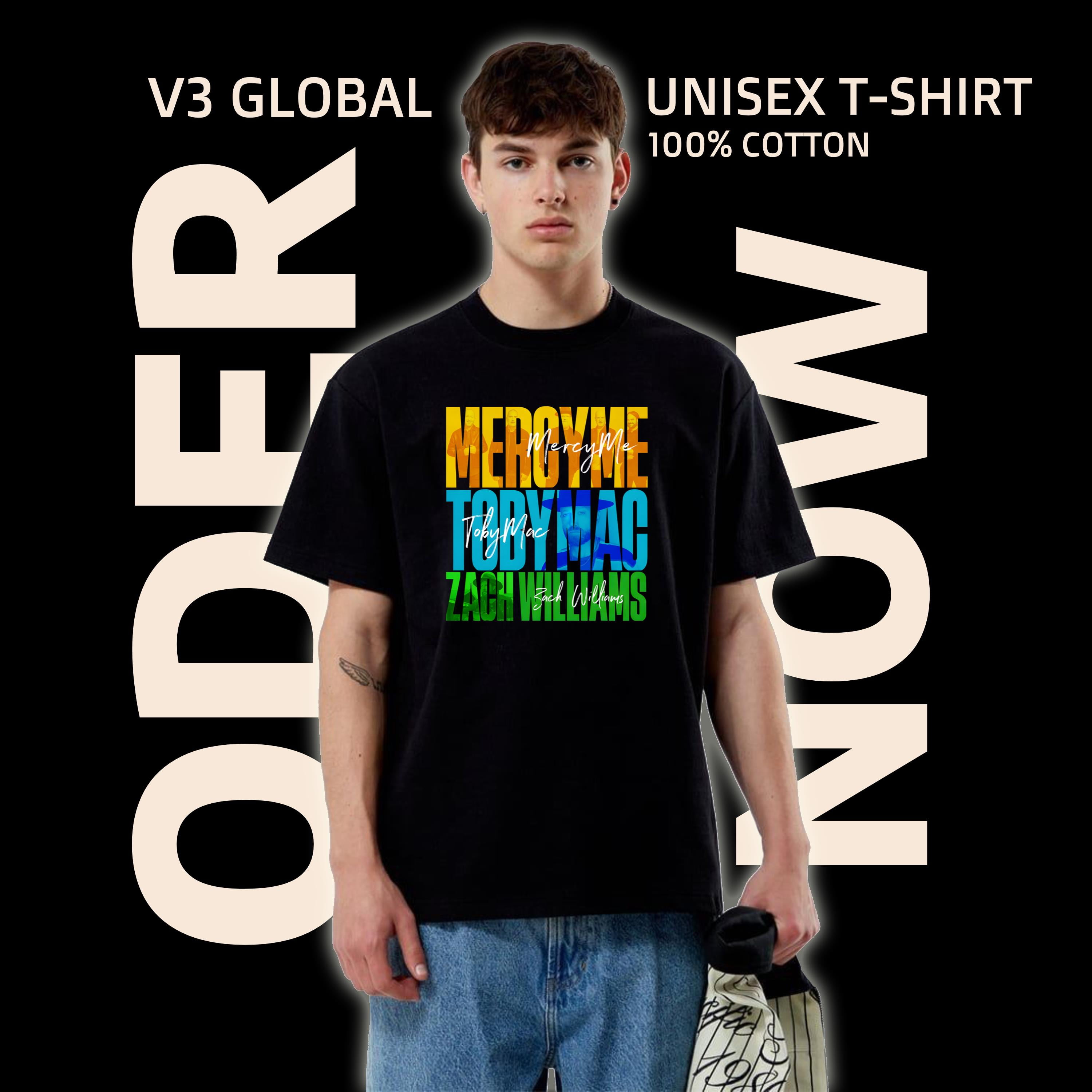 TobyMac Mercyme Tour Shirt, for men & women, up to size 5XL. - Walmart.com