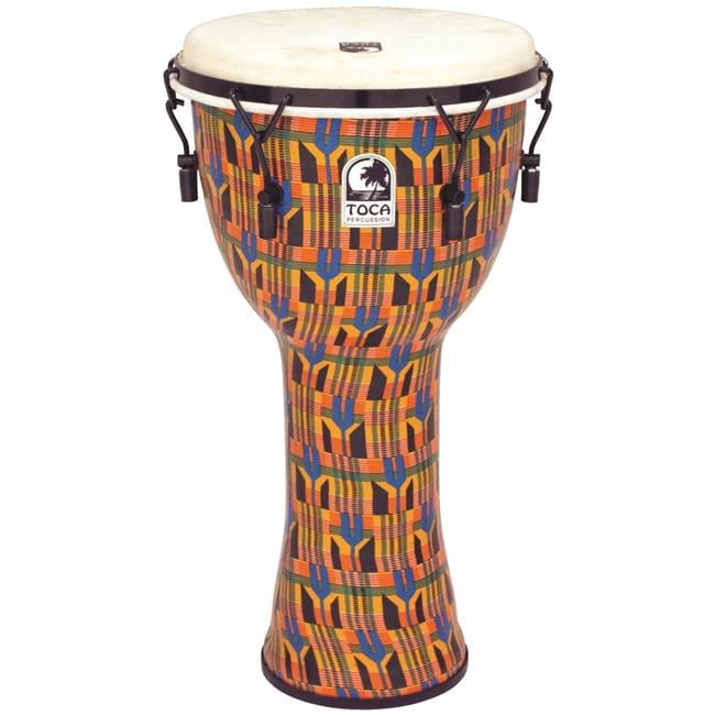 Toca 12 in. Freestyle Mechanically Tuned Djembe for Musical Instrument ...
