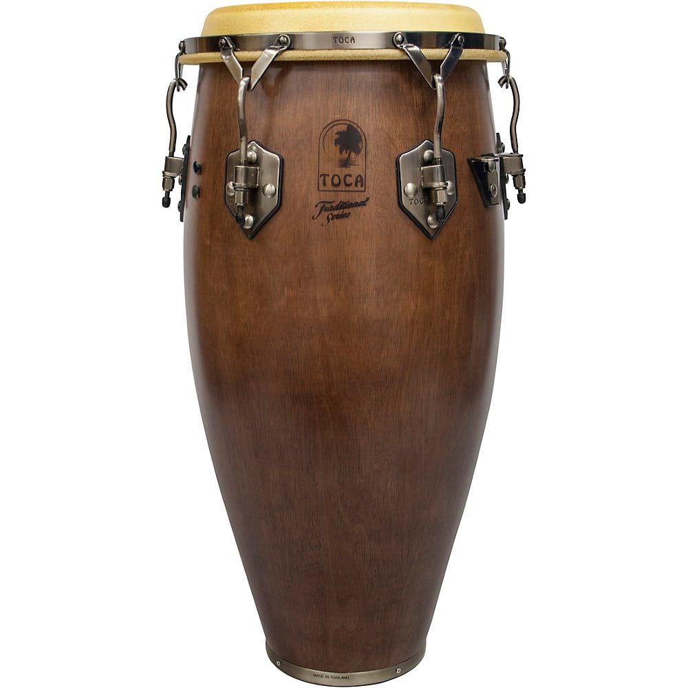 Toca Traditional Series Wood Congas 11.75 in. Dark Walnut - Walmart.com
