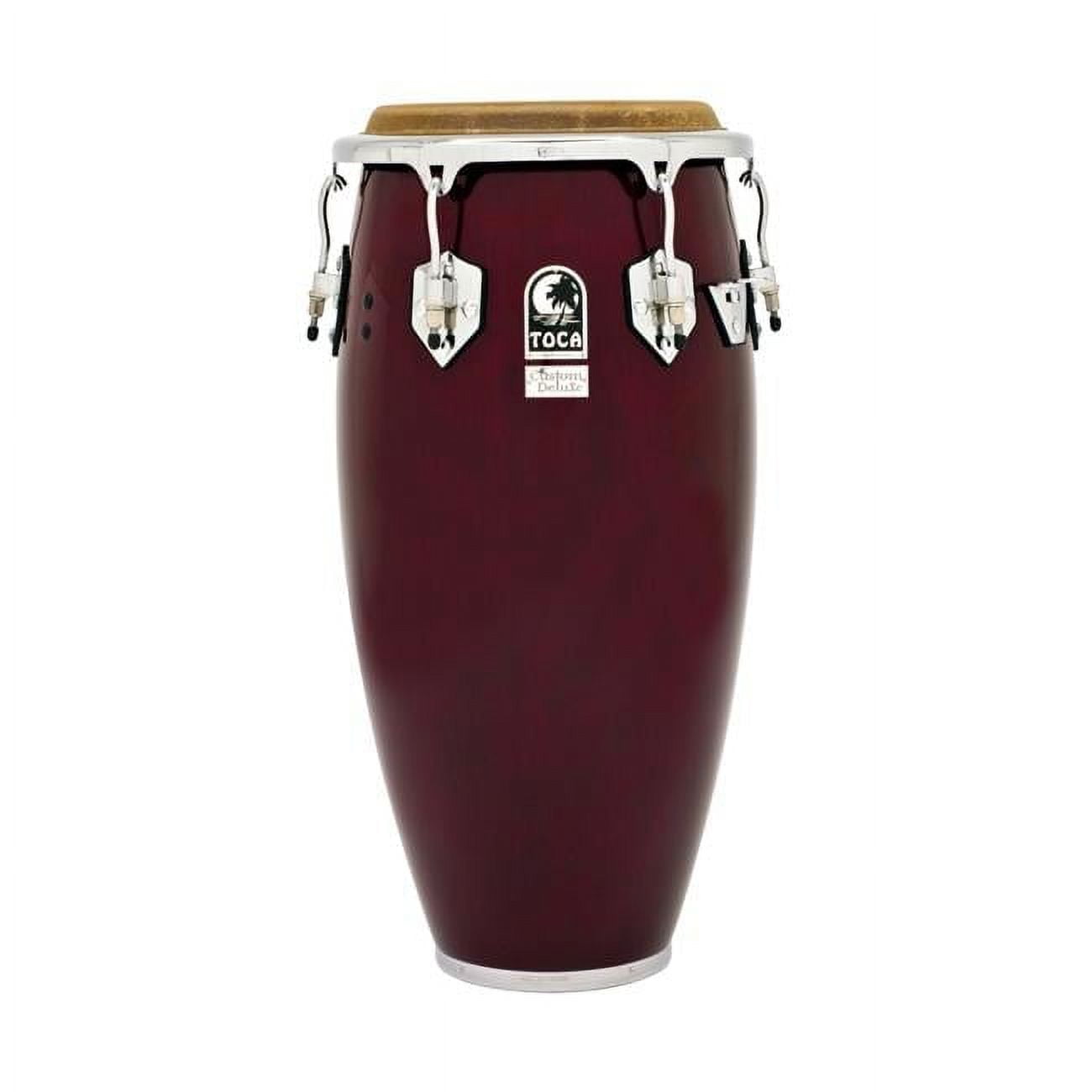 Toca 4611-3-4DW 11.75 in. Custom Deluxe Conga, Dark Wood - Walmart.com