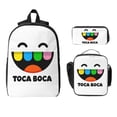 Toca Game Boca 3-Piece Backpack Set, 17-Inch Casual Daypack with Lunch ...