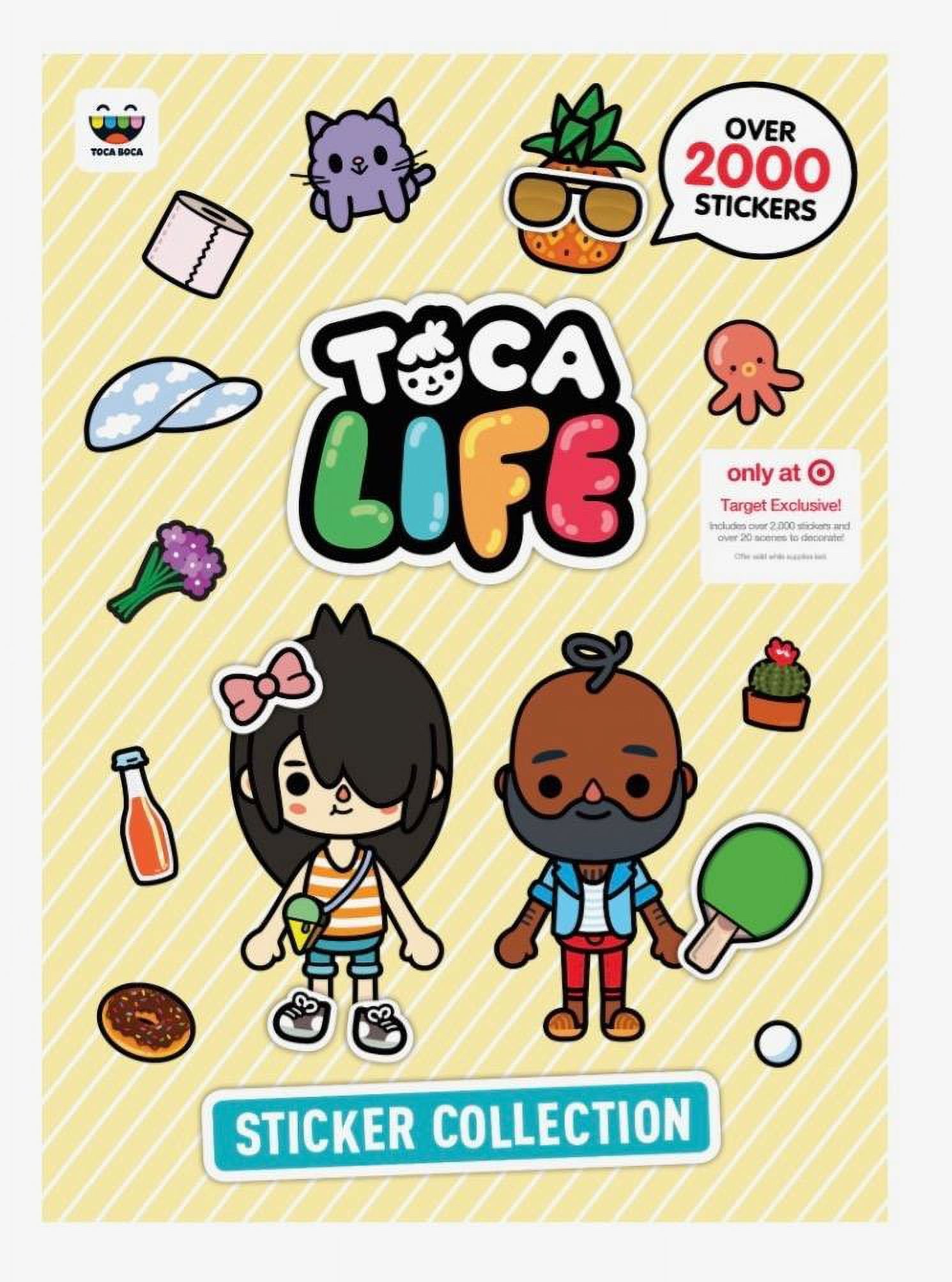 Toca Life Toca Boca's Sticker Book - Store Exclusive - Walmart.com