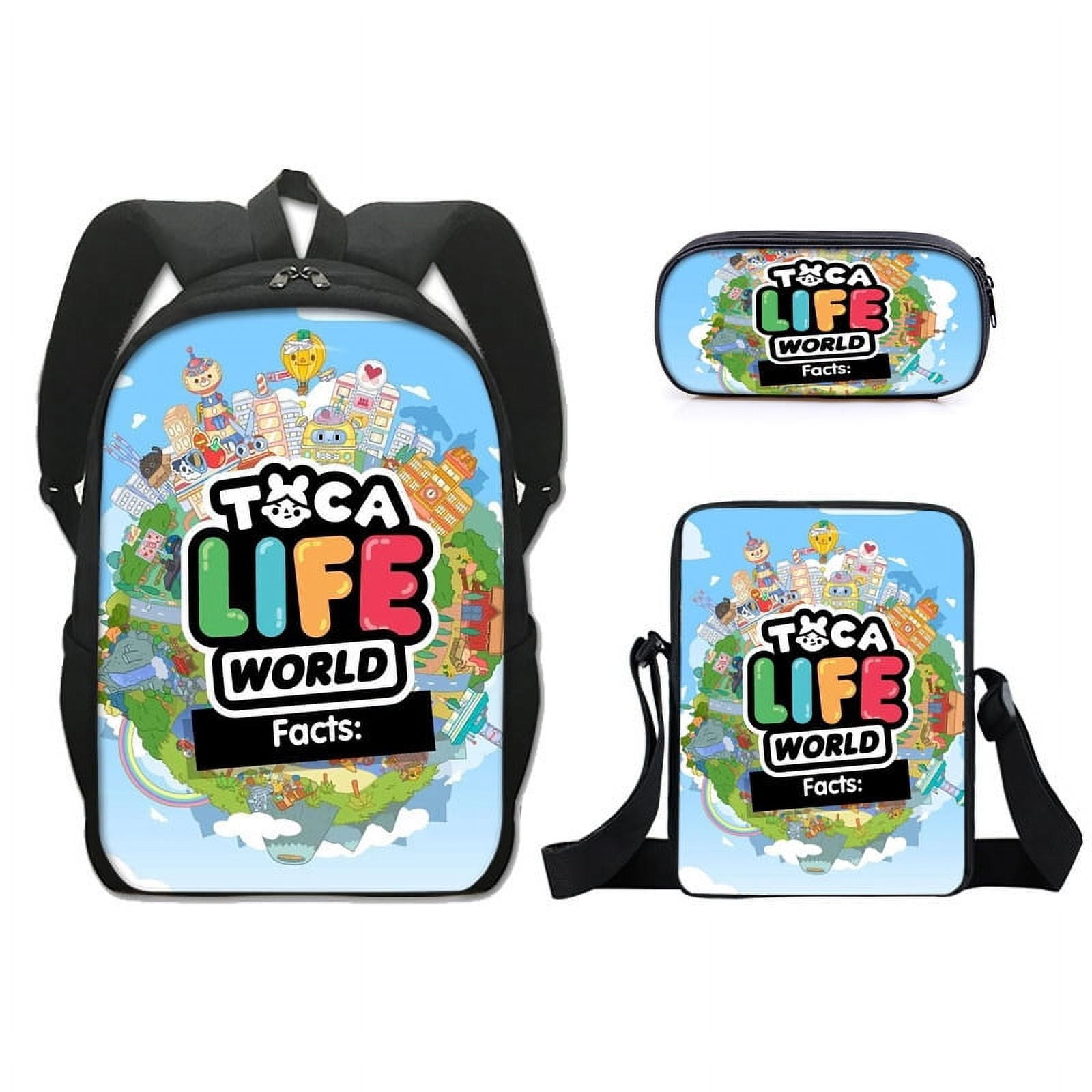 Toca Life World Anime Backpack for Women/Men/Teens, Backpack With ...