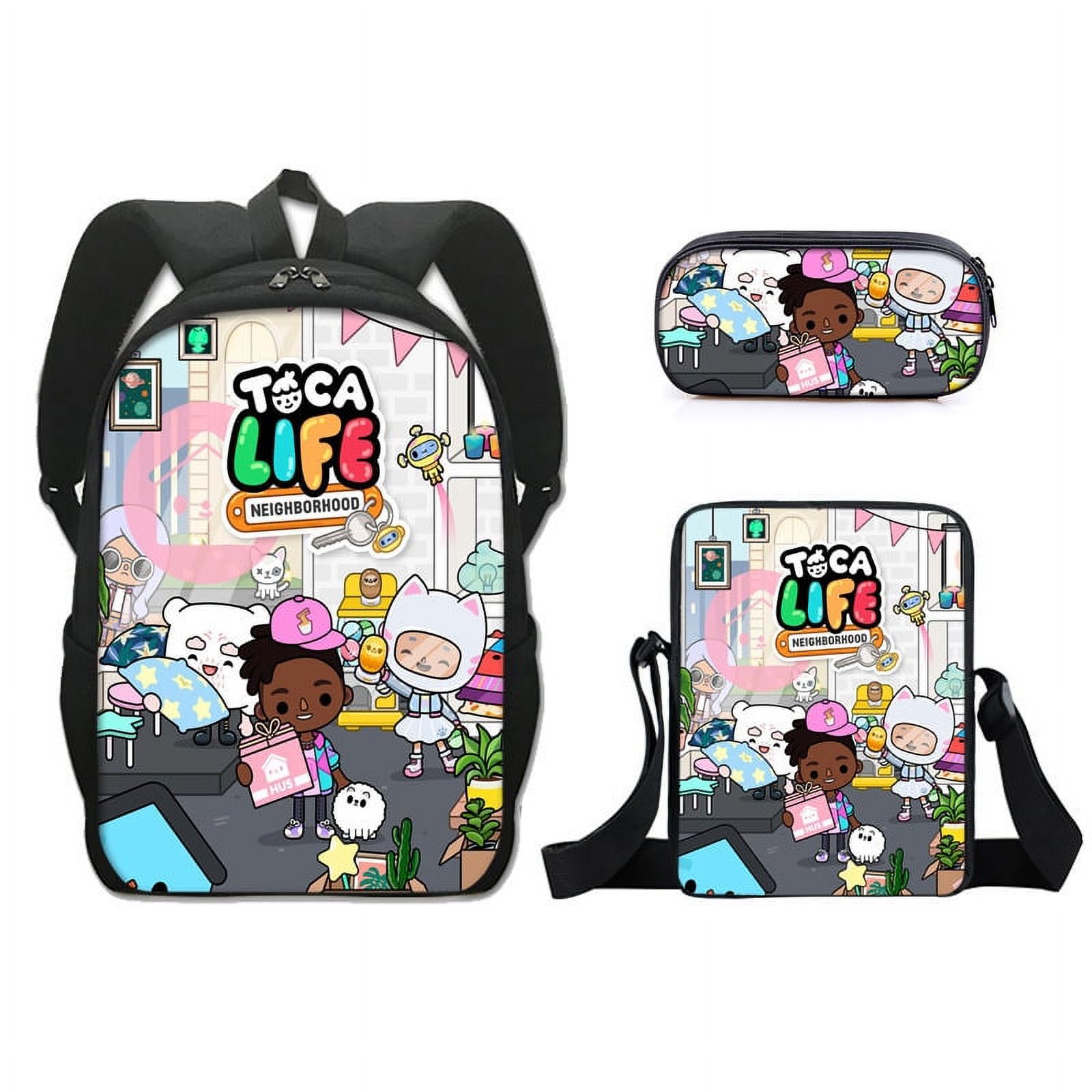 Toca Life World Anime Backpack for Women/Men/Teens, Backpack With ...