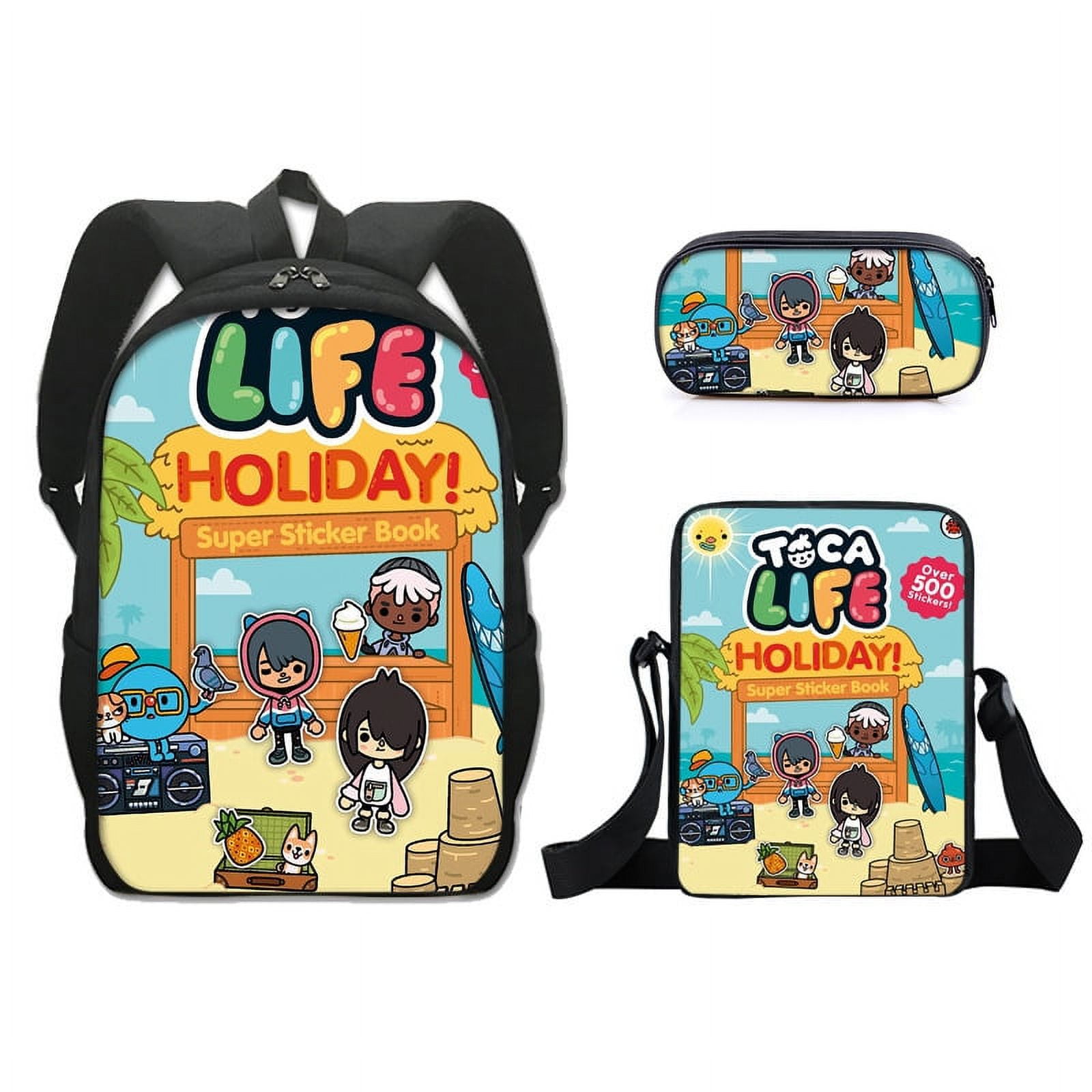 Toca Life World Anime Backpack for Women/Men/Teens, Backpack With ...