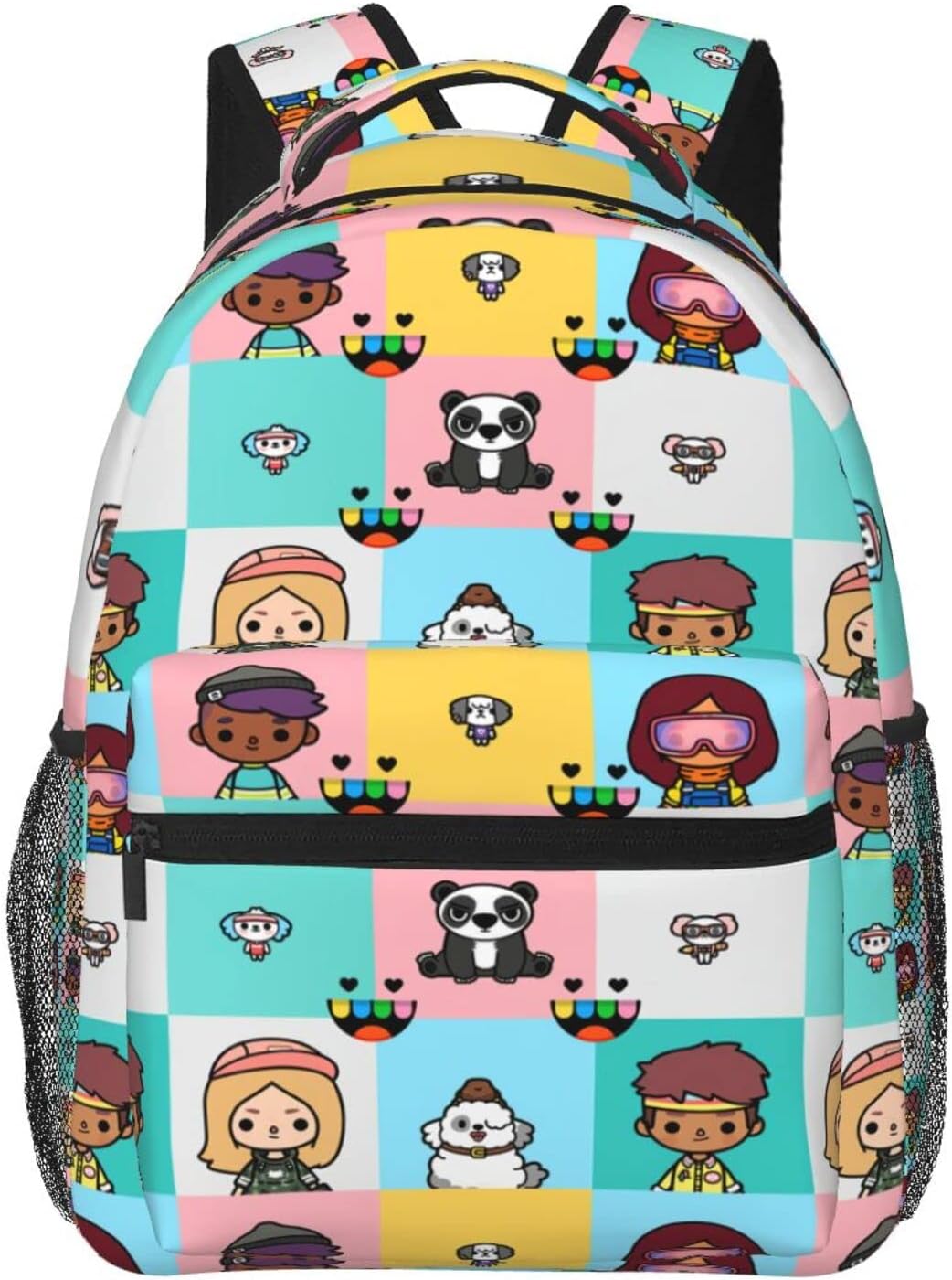 Toca Life World Backpack Pattern Lightweight Leisure Bag 3d Printing ...