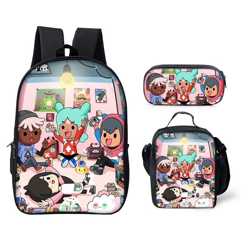 Toca Life World Toca Life World Schoolbag Cartoon Backpack Printed ...