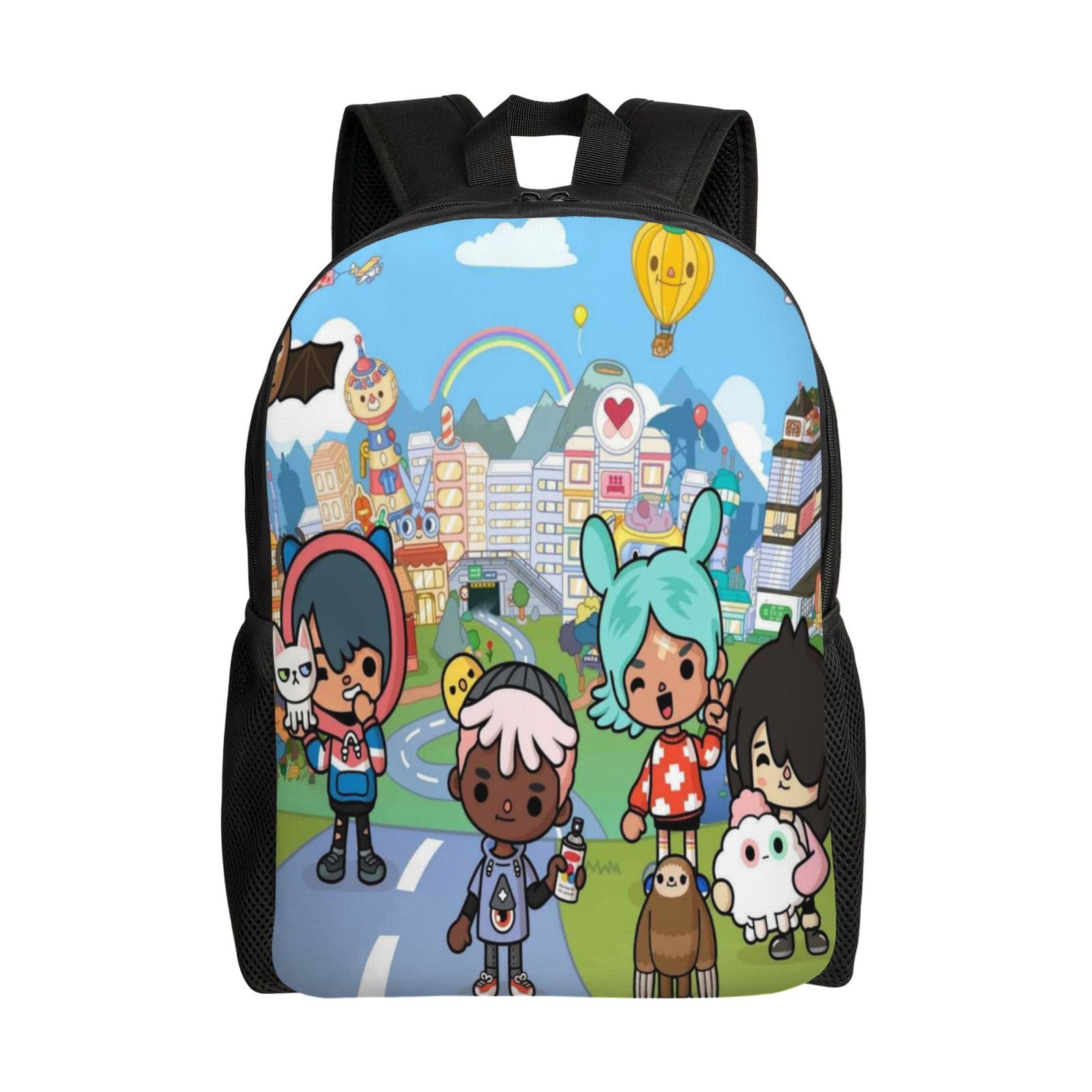 Toca Life World Travel Laptop Backpack College School Computer Bag ...