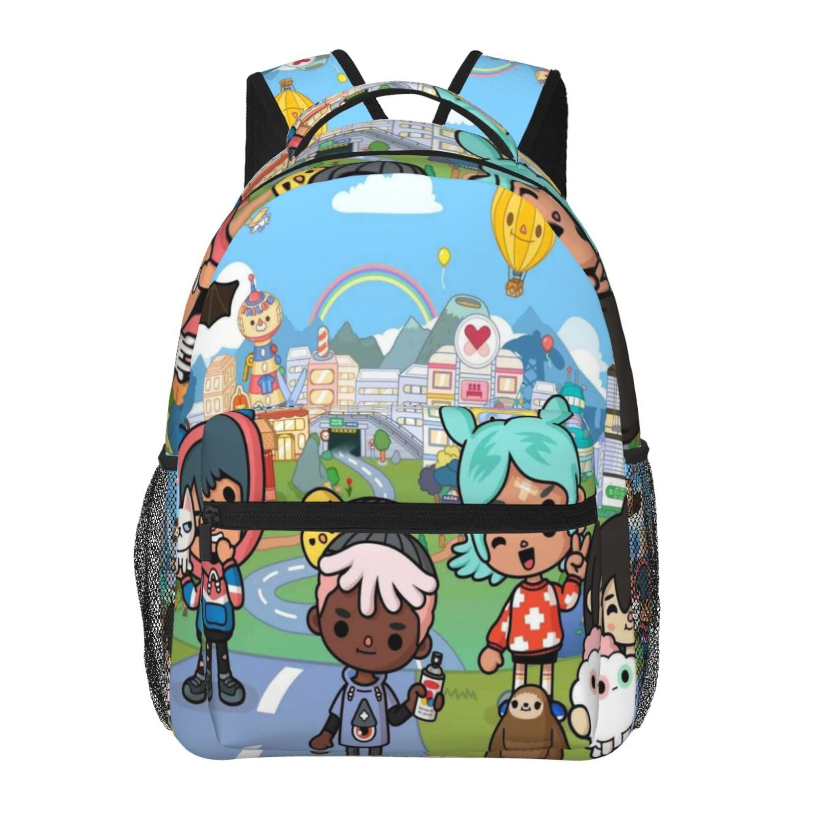 Toca Life World Travel Laptop Backpack College School Computer Bag ...