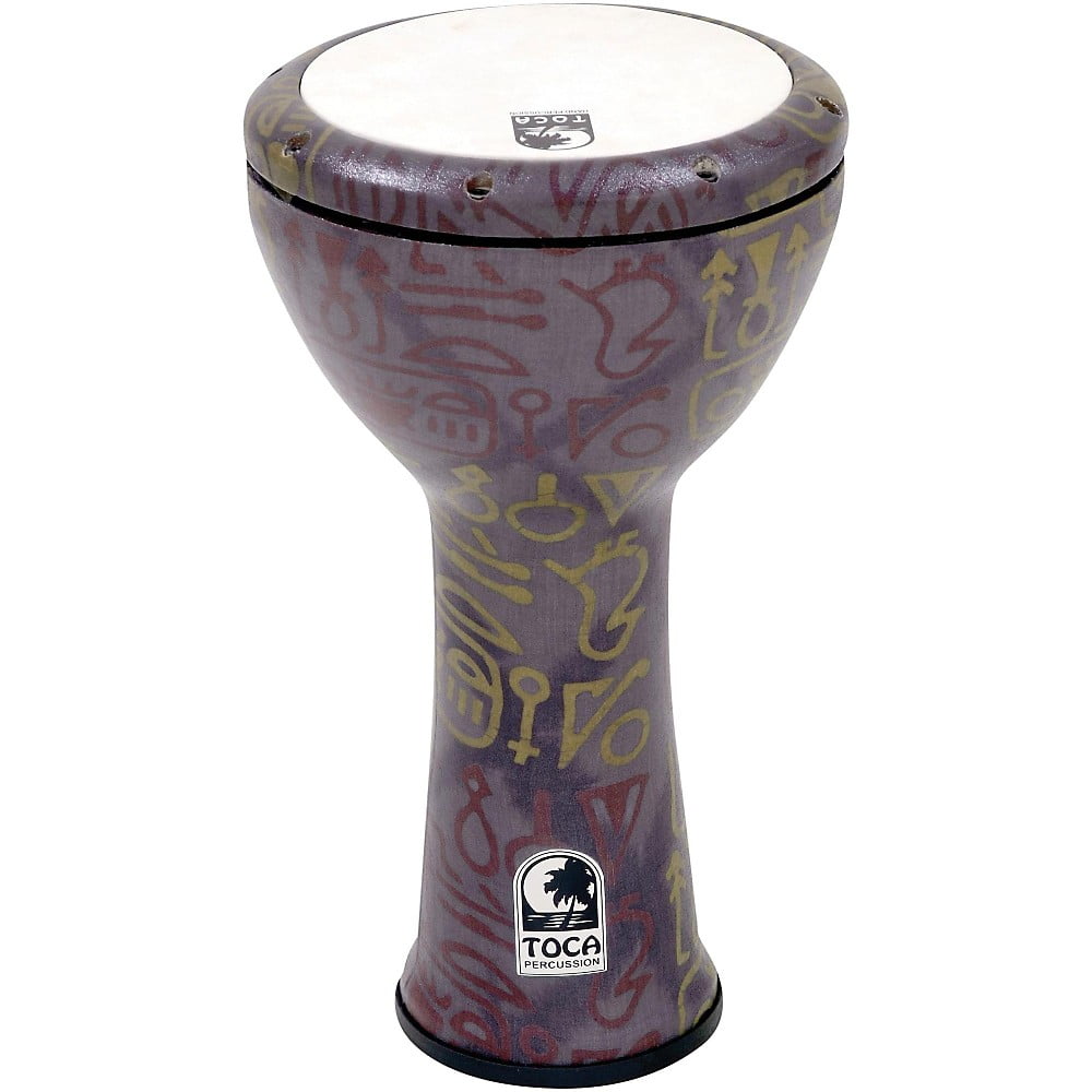 Toca SFMTDK-9AB 9 in. Freestyle Mechanically Tuned Doumbek for Musical ...