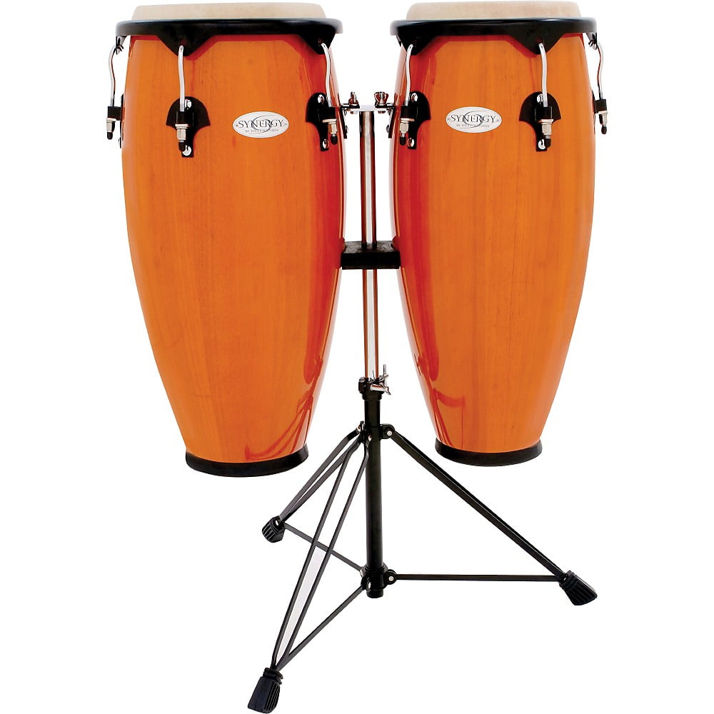 Toca Synergy Conga Set with Stand Amber - Walmart.com