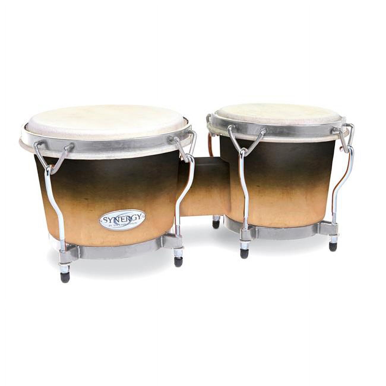 Toca Synergy Deluxe Bongos, 6" Macho, 6.75" Hembra, Remo Heads, Coffee ...