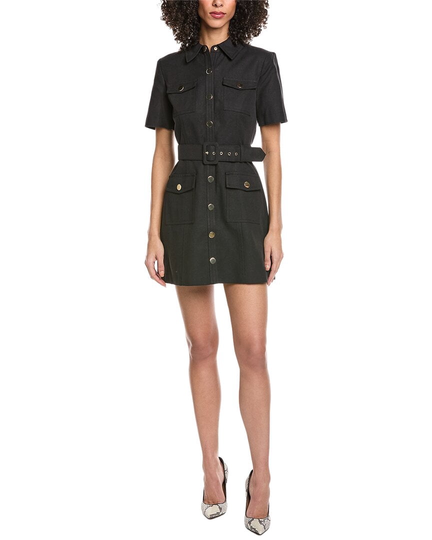 Toccin womens Lydia Snap Front Dress, 12, Black - Walmart.com