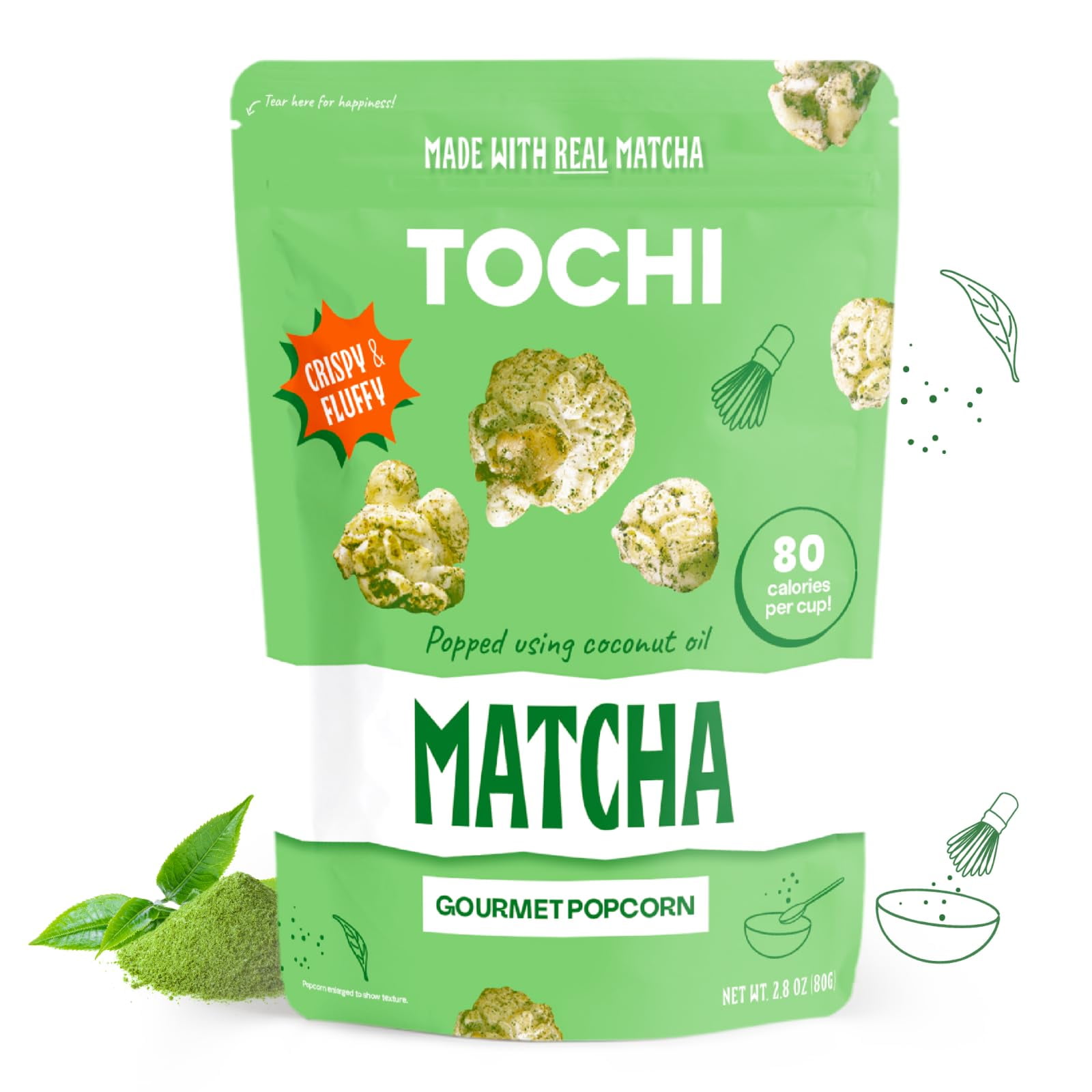 Tochi Gourmet Snacks TSF6 - Matcha Flavor - Using Kernels, balls ...