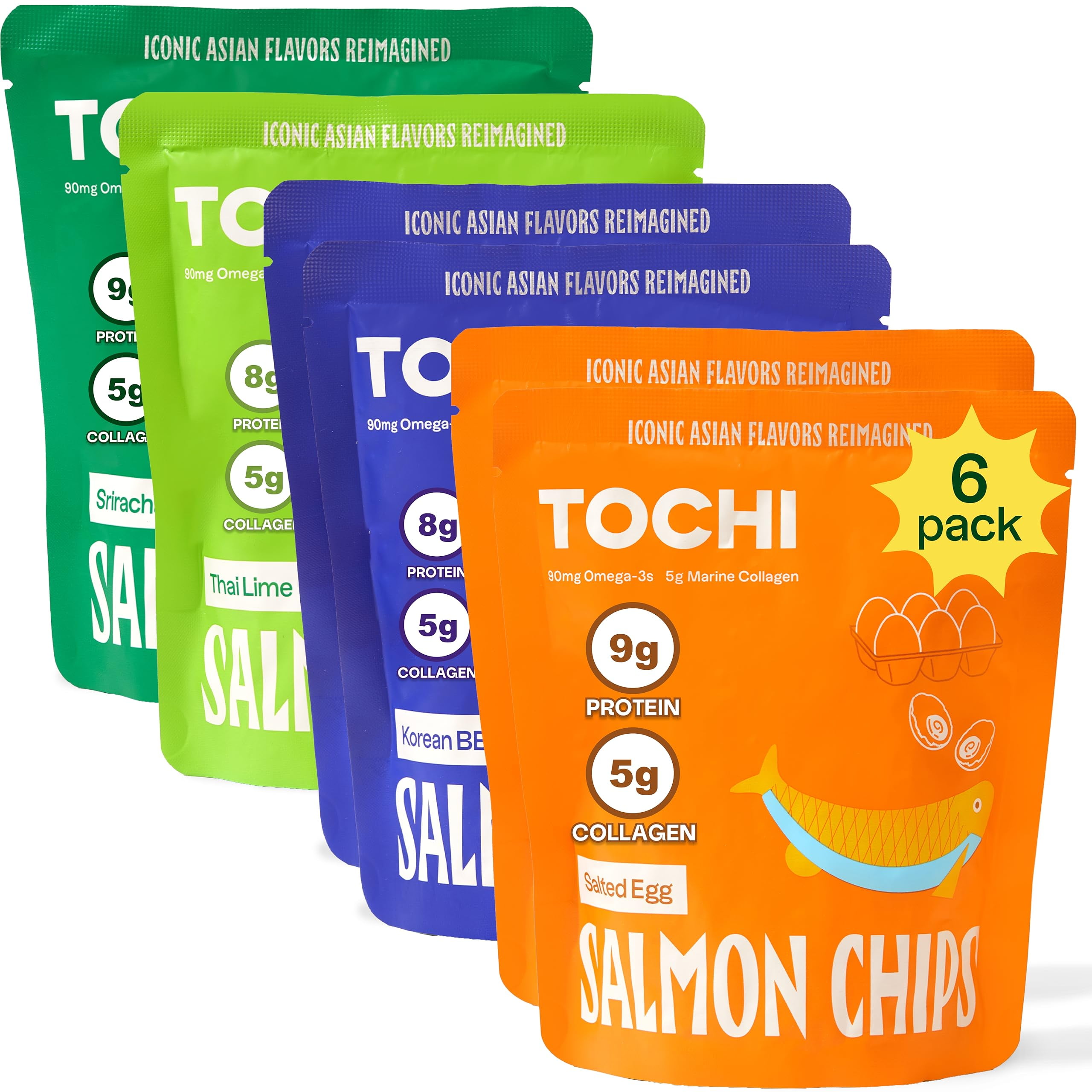 Tochi Norwegian Salmon Skin TMA2 Chips - Healthy, Premium, Low Friendly ...