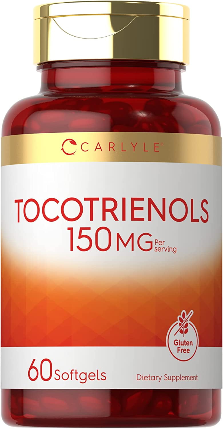 Tocotrienols Supplement | 150mg | 60 Softgels | by Carlyle - Walmart.com