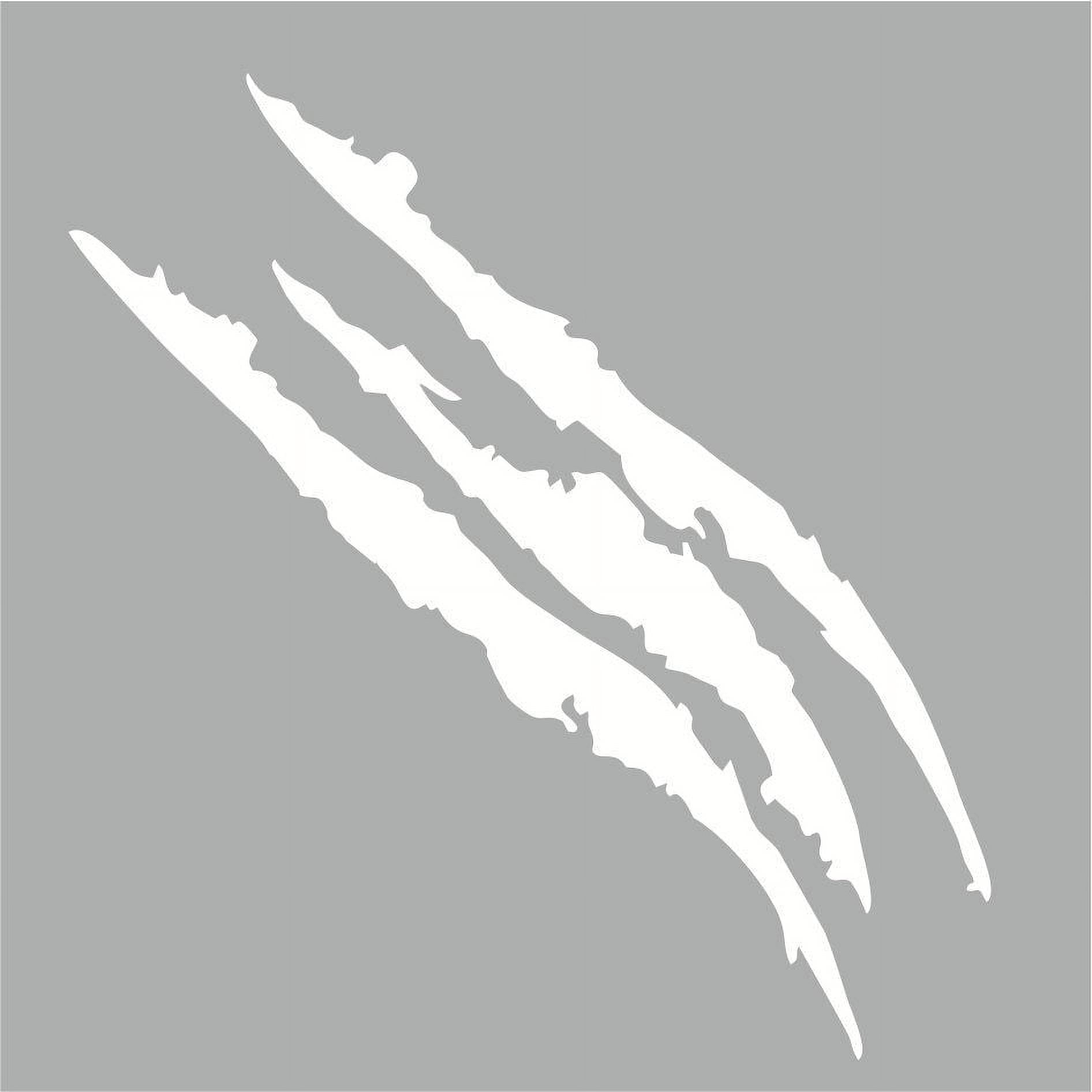 Todaioua Car Claw Mark Decals Reflective Headlight Stickers Hood Decals ...