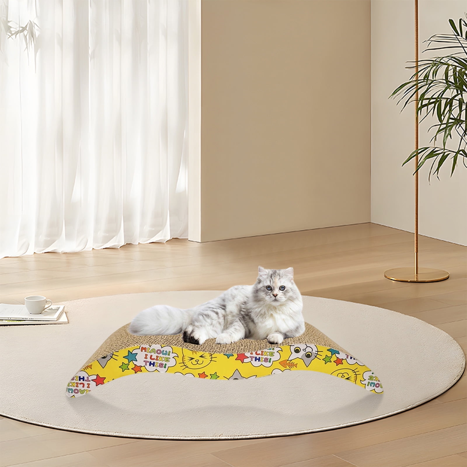 Todaioua Cat Scratching Board Cat Scratching Pad, Double-Sided Pad with ...