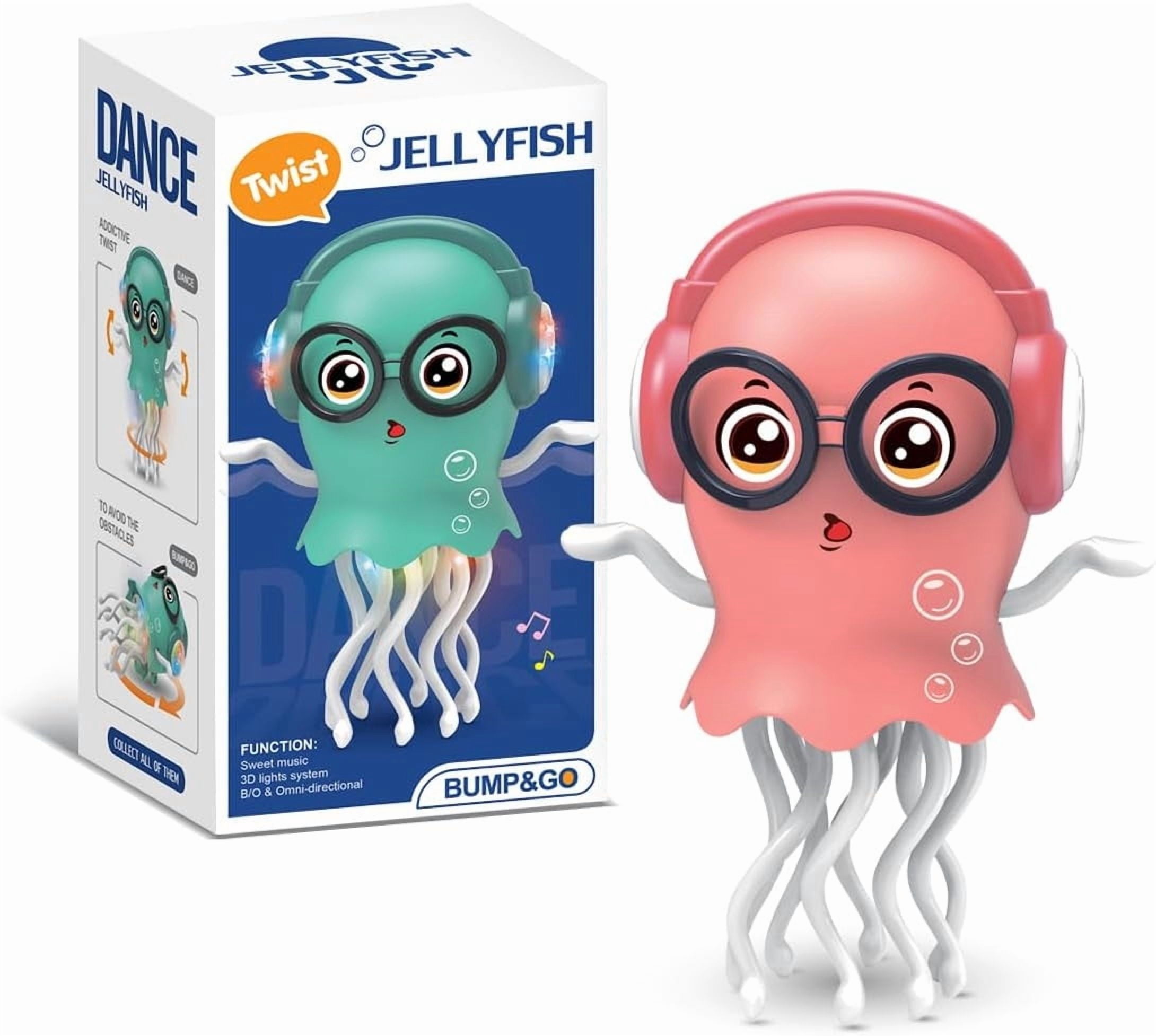 Todaioua Electric Dancing Crawling Jellyfish Toys, Light-Up Walking ...