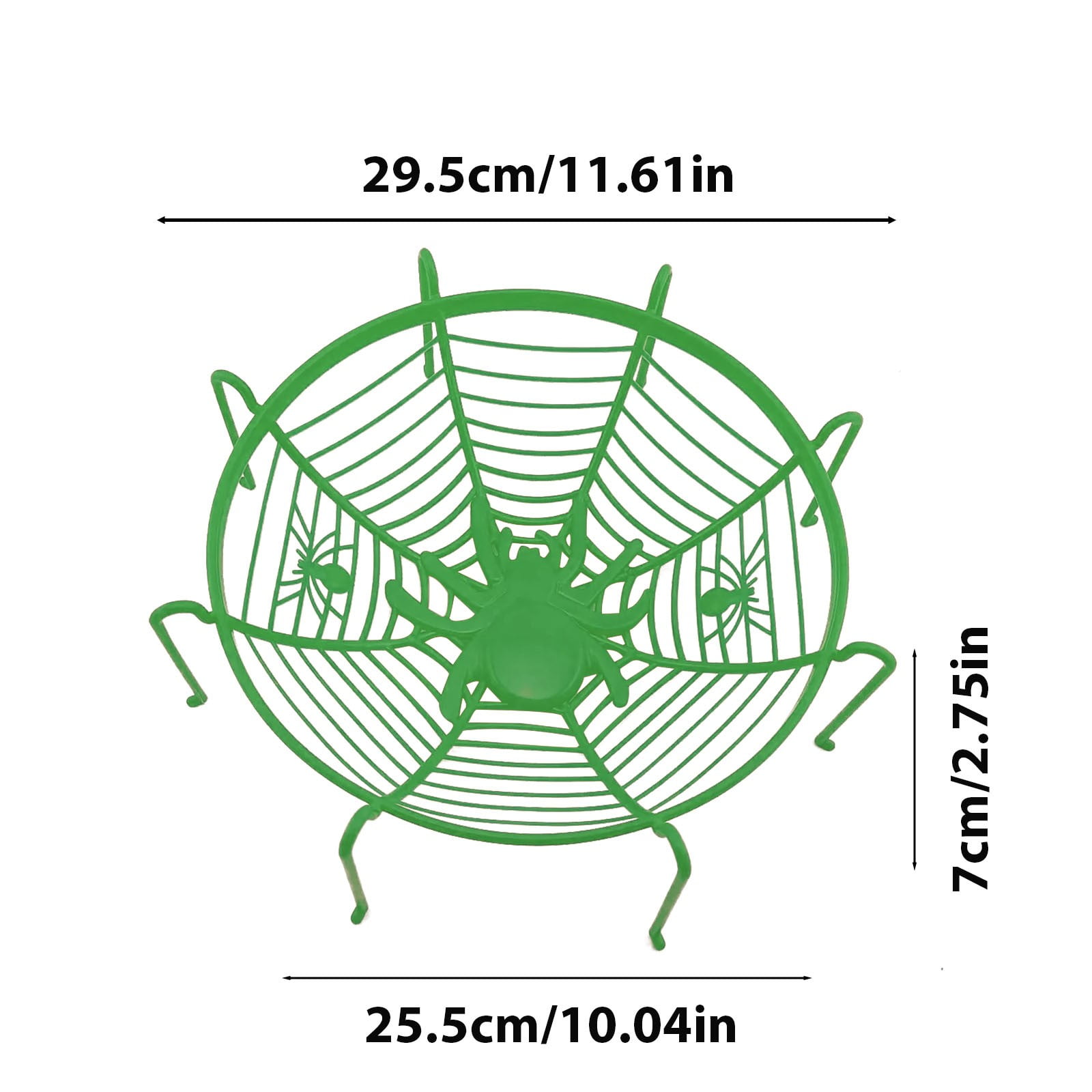 Todaioua Halloween Spiderweb Candy Basket - Plastic Fruit Container for ...