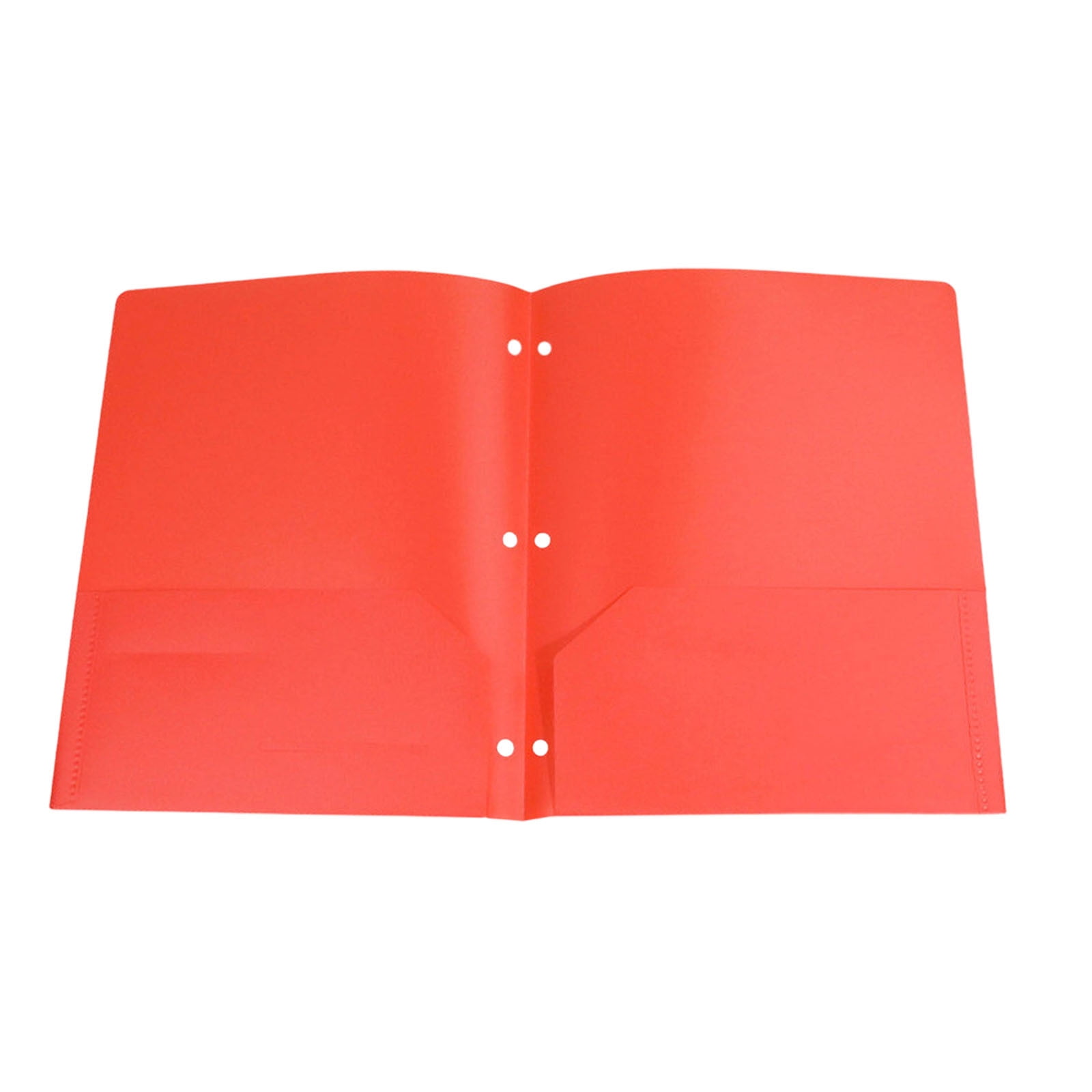 Todaioua Plastic Folders with Pockets, Pocket Folders for 3 Hole ...