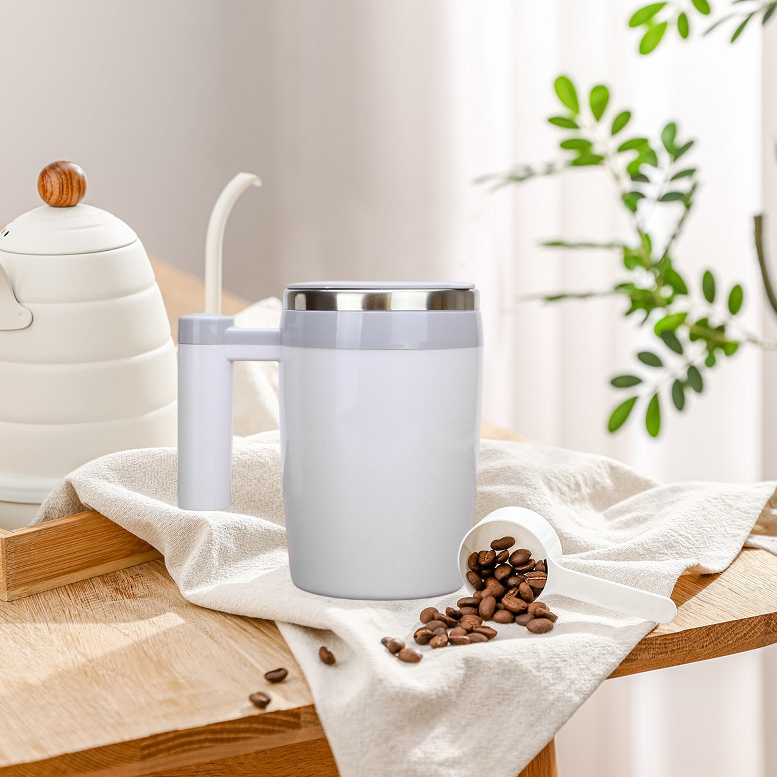 Todaioua Rechargeable Self Stirring Mug - Magnetic Electric Auto Mixing ...