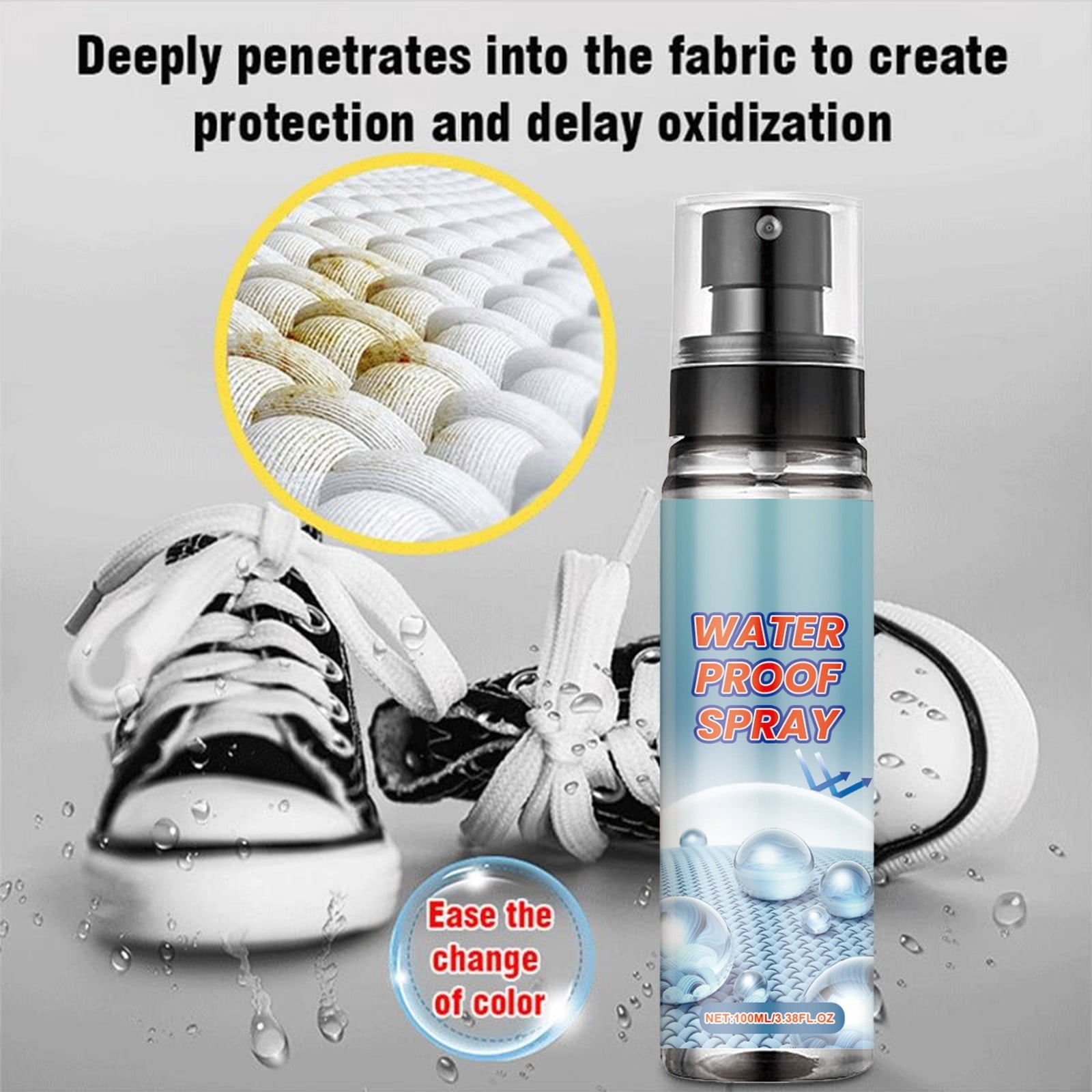 Todaioua Sneaker Cleaning Spray - Shoe Cleaner for Rubber, Canvas and ...